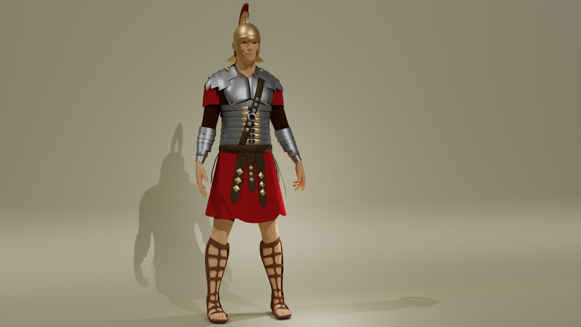 ArtStation - Roman legionary armor 3D model 2020