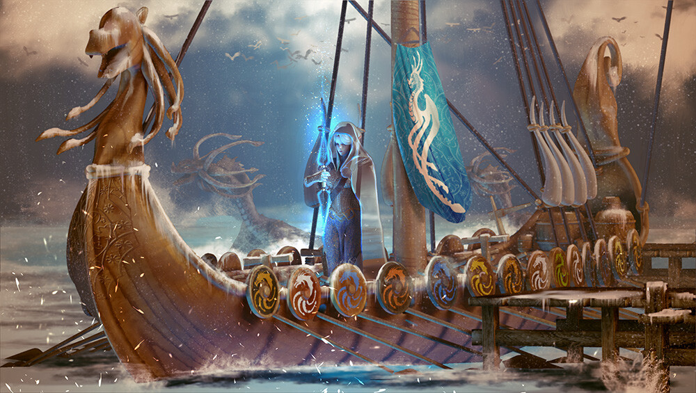 ArtStation - Elvish ship