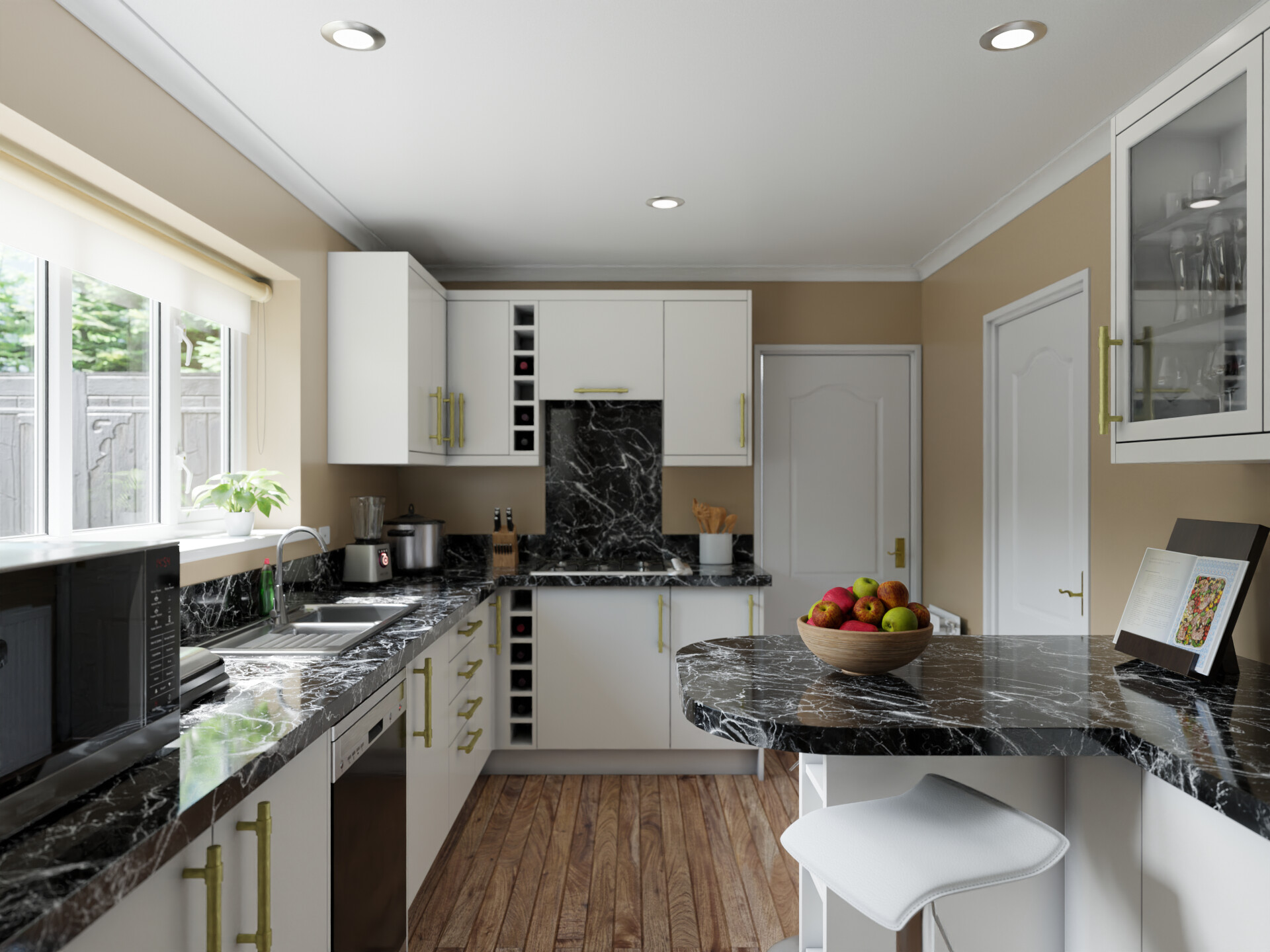 ArtStation - Archviz - Modern Kitchen Refit