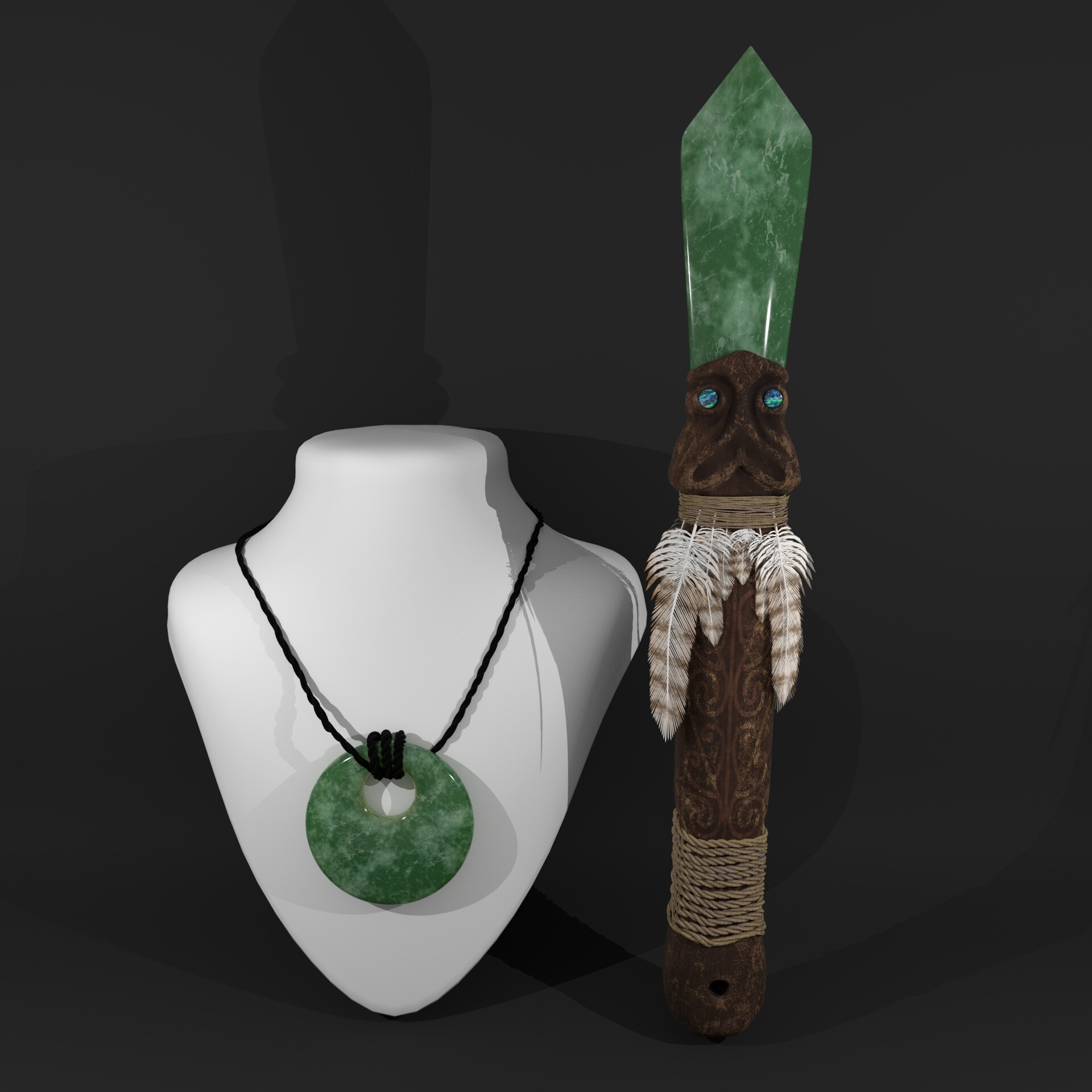ArtStation - Pounamu project