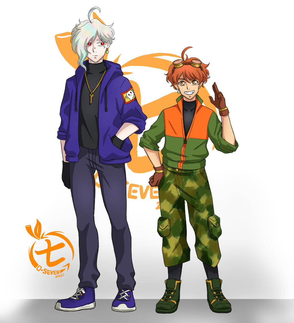 ArtStation - Noah and Atlas Sk8 the infinity AU