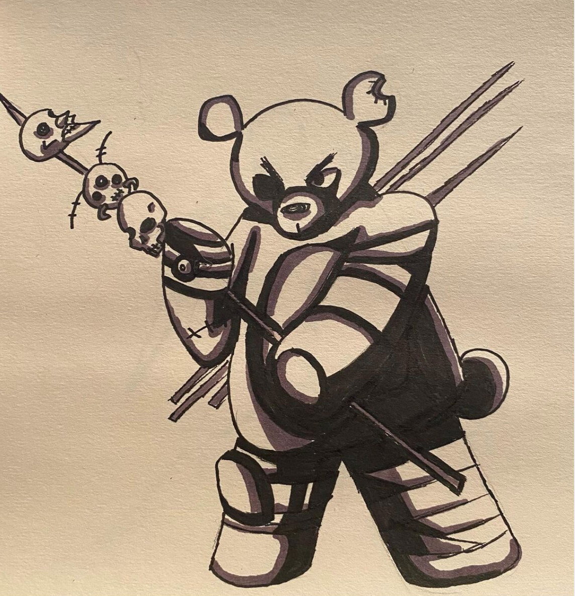 ArtStation - Grizzly Ted: Alien Hunter