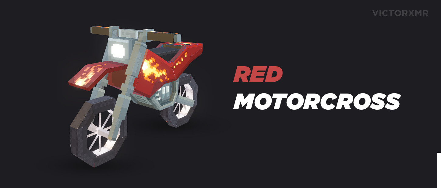 ArtStation - Red Motorcross - https://p3d.in/VF1Nn