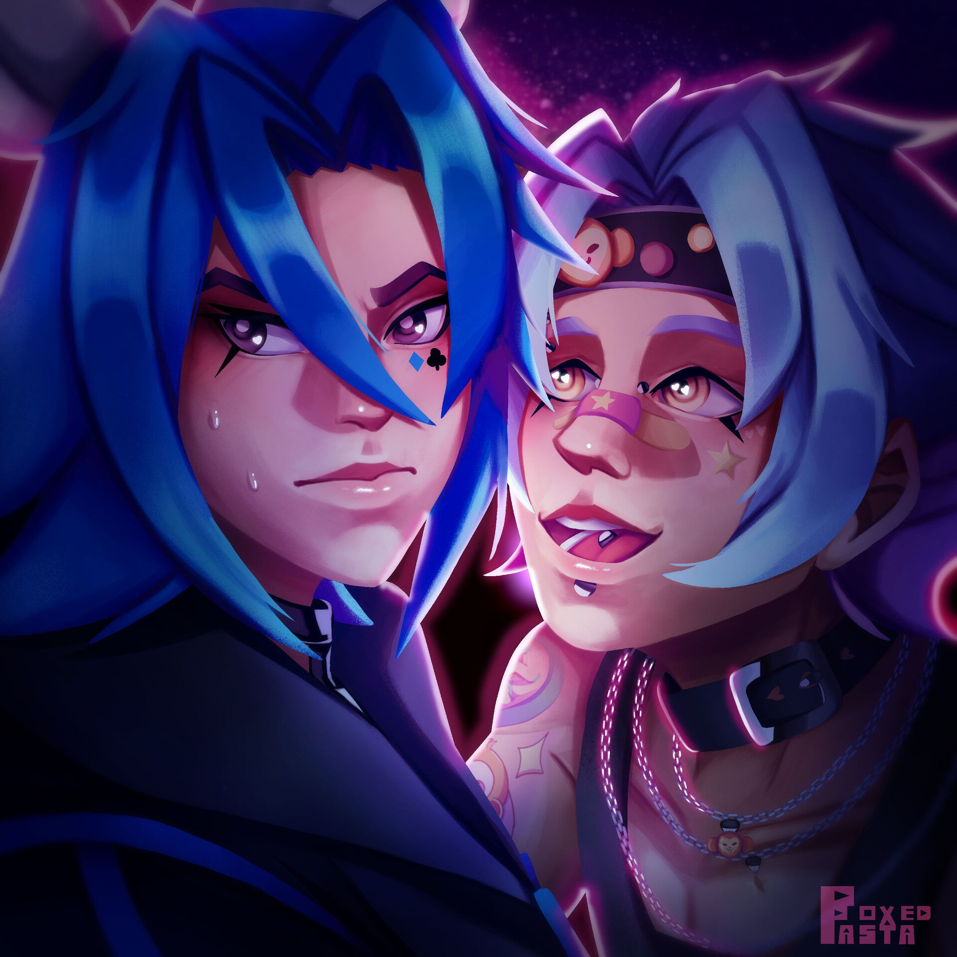 ArtStation - Alice and Taka Character Ilustration