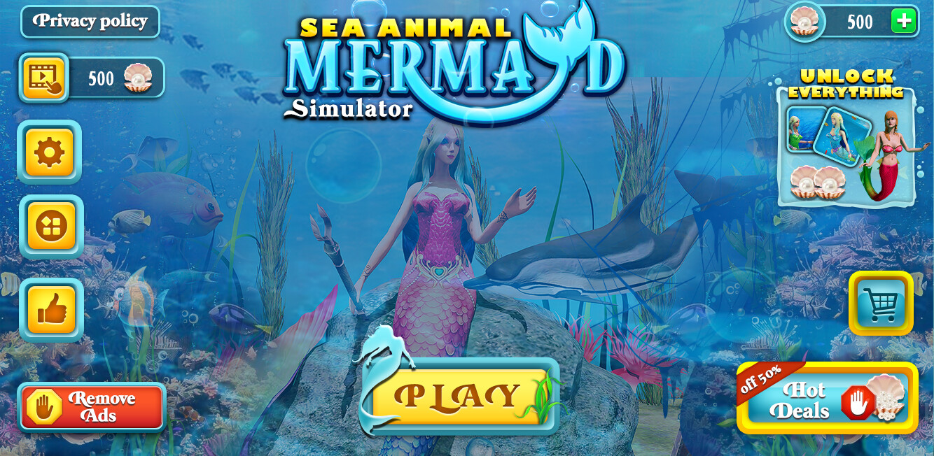 ArtStation - Mermaid GUI