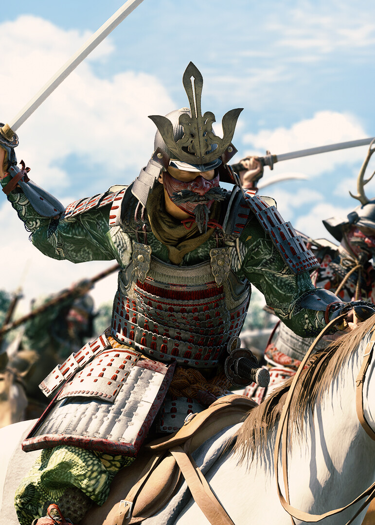 ArtStation - Horseback Samurai Charge