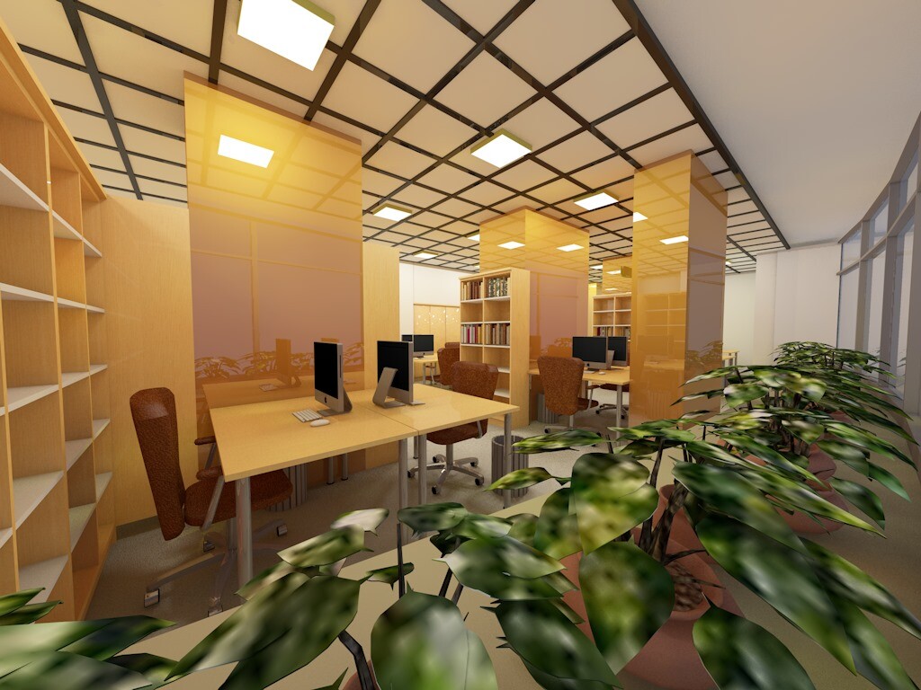 ArtStation - Office, Kitchen, Reception - Interior Design