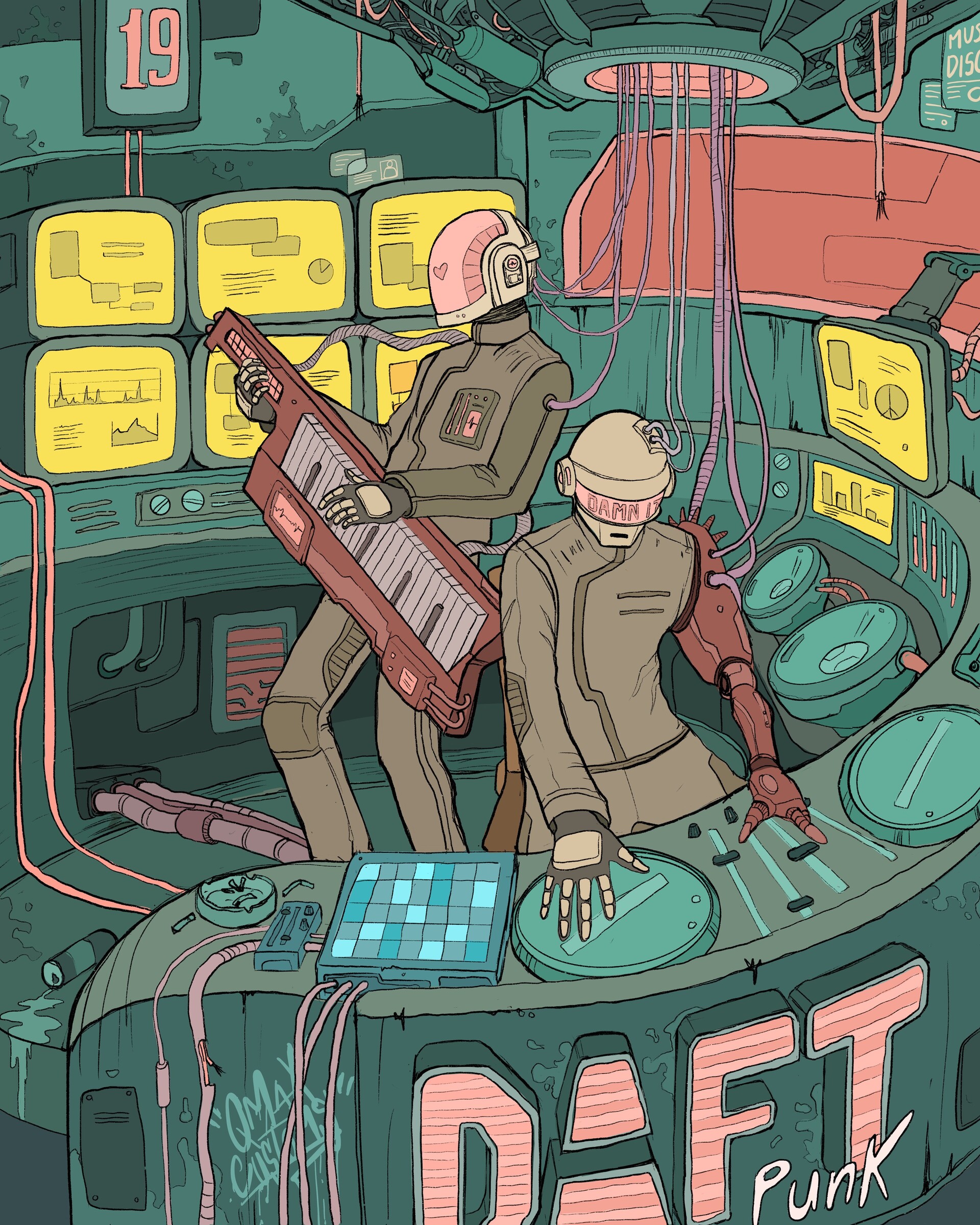 ArtStation - DAFT PUNK 1993 - 2021