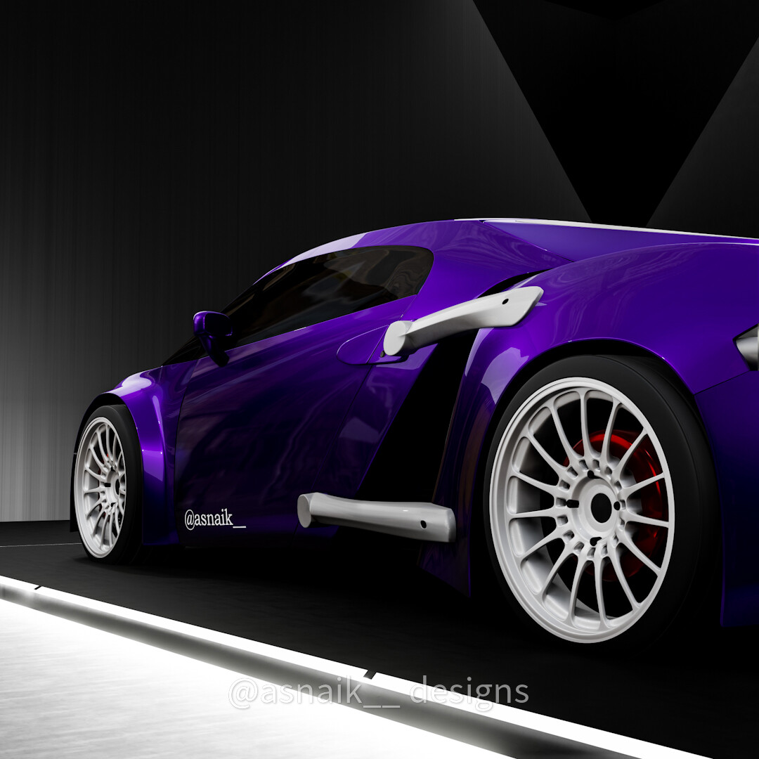 Amar Naik - DC Tarzan 3d modelled, Toyota Mr2 concept.