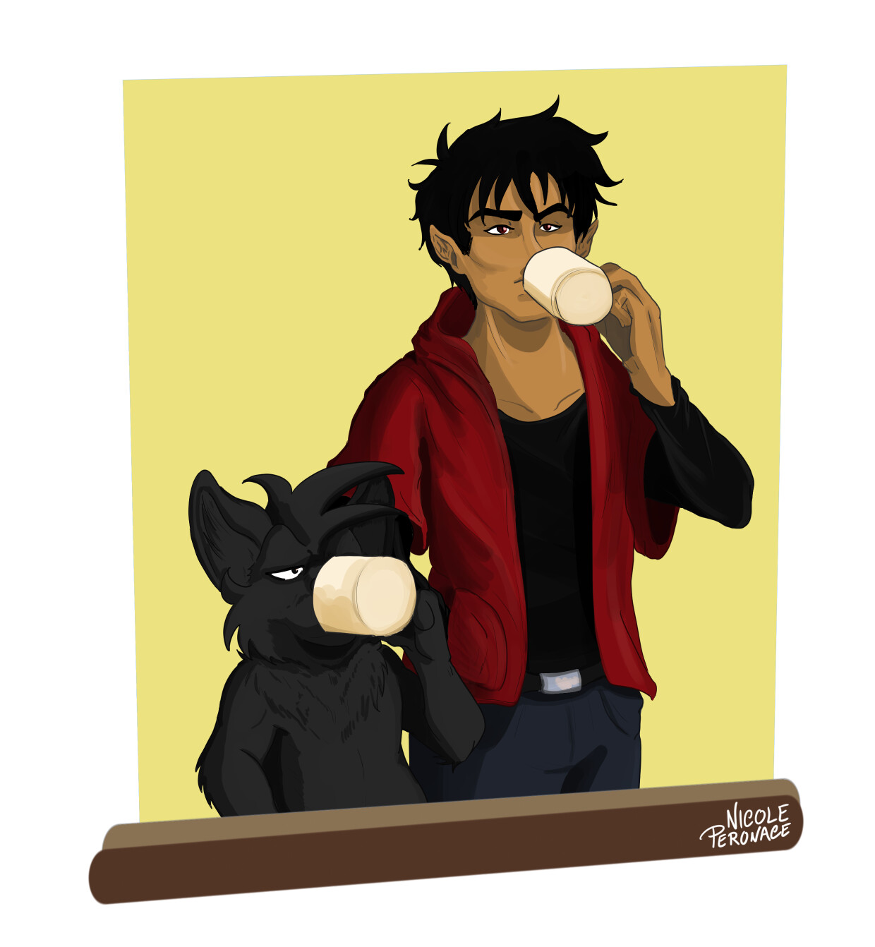 ArtStation - Chilling with your inner demons