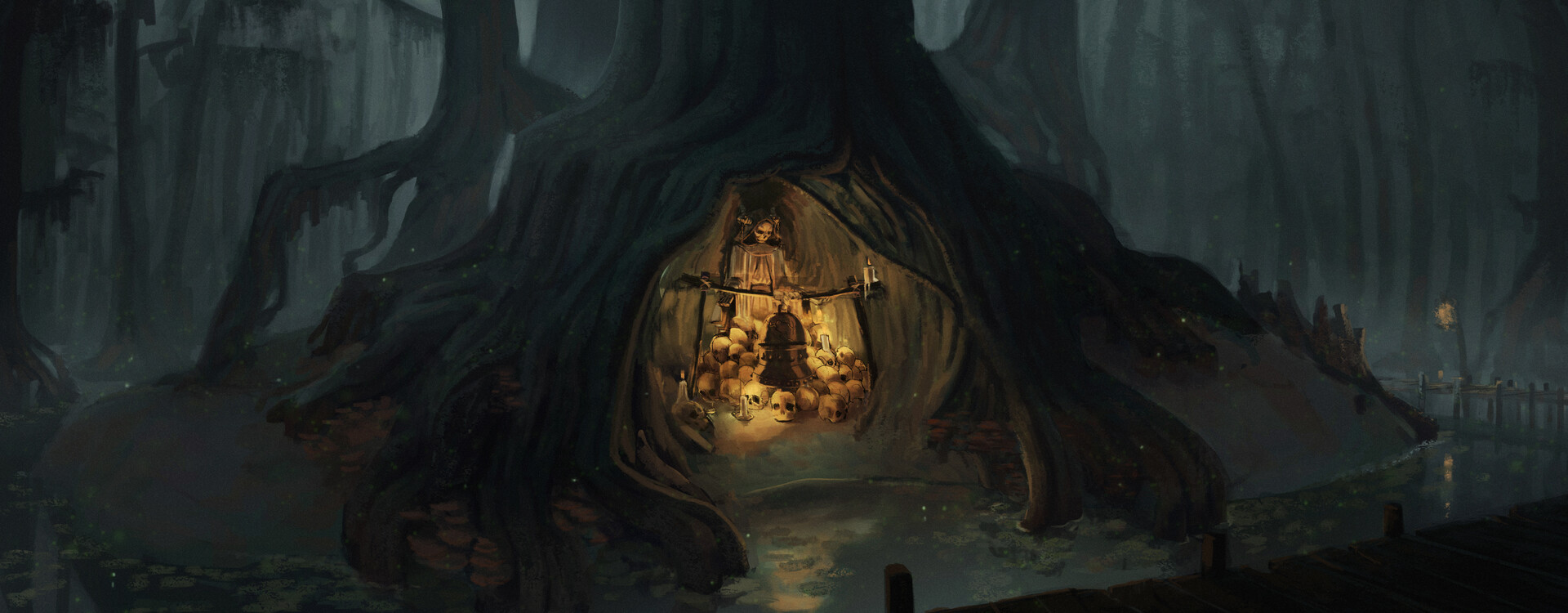 ArtStation - Wetlands Grotto