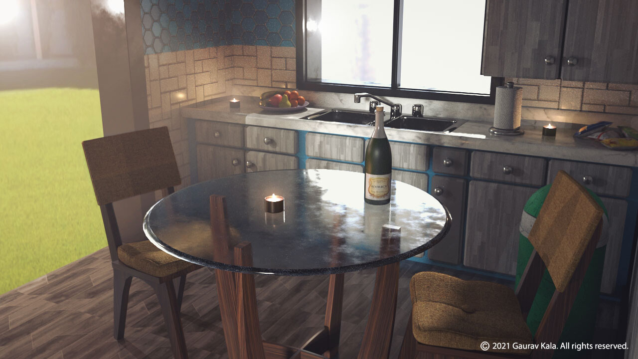 ArtStation - Kitchen Scene