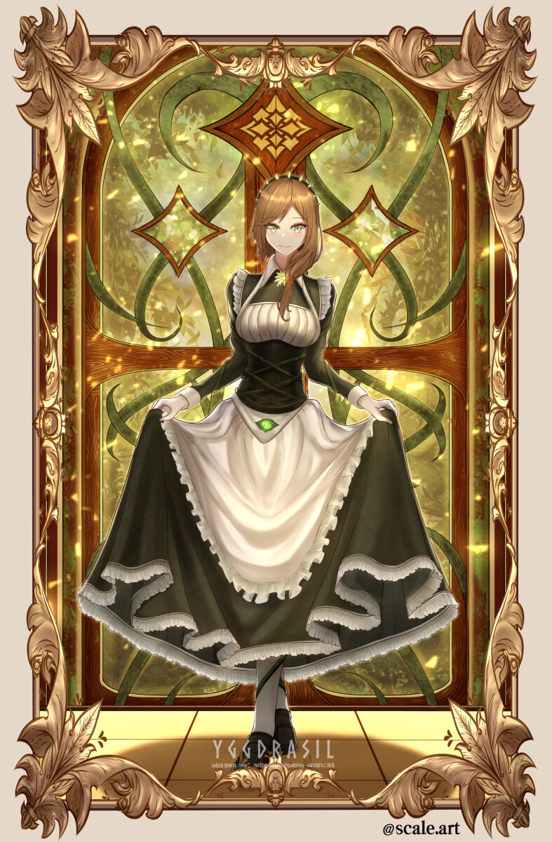 ArtStation - maid anime character design