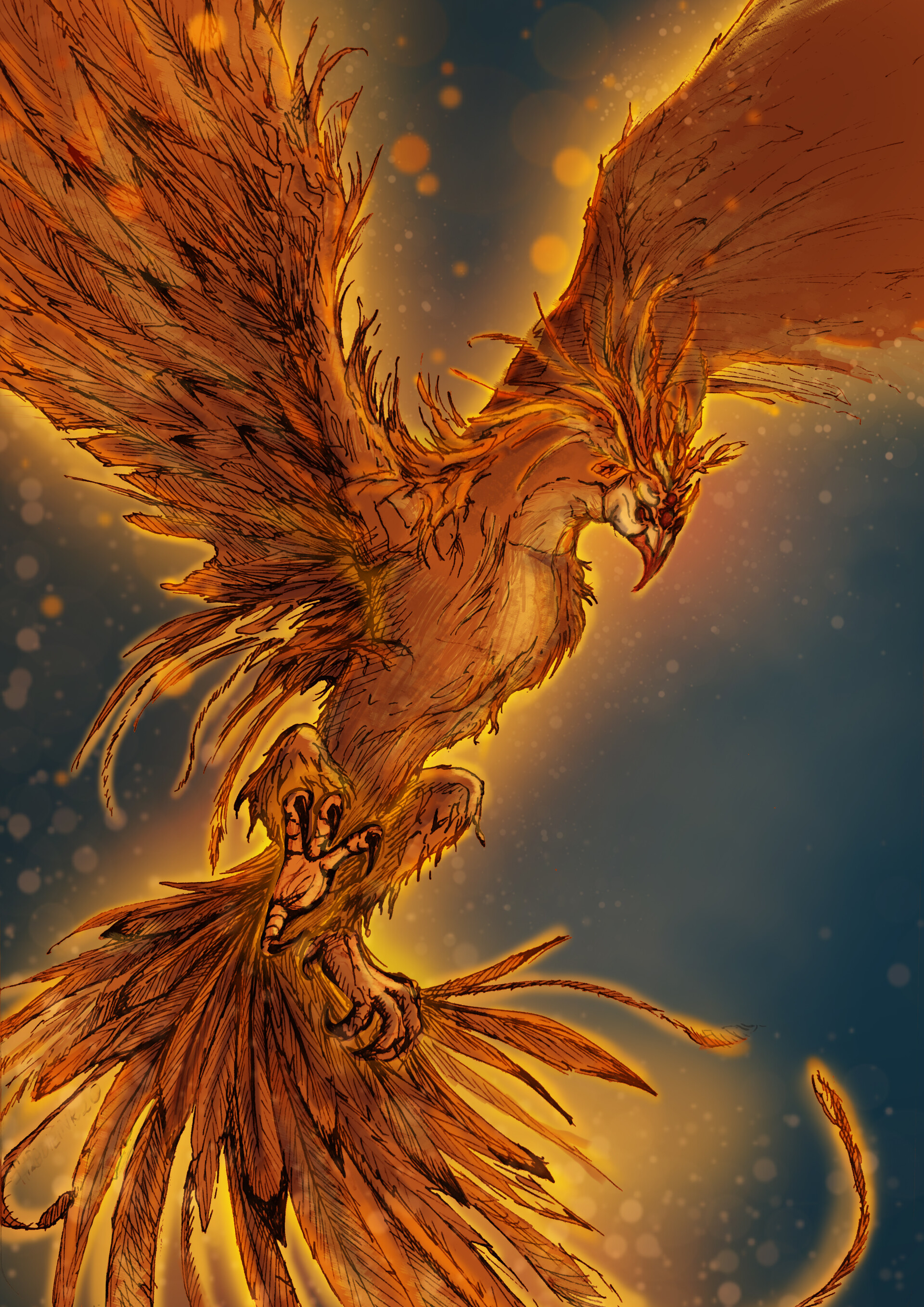 ArtStation - Phoenix - illustration