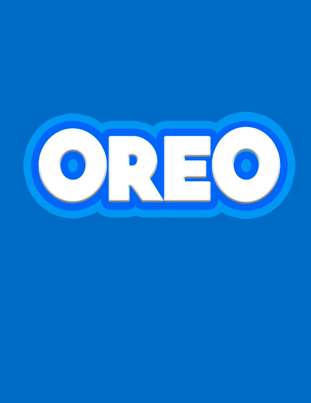 ArtStation - Oreo Logo Recreation