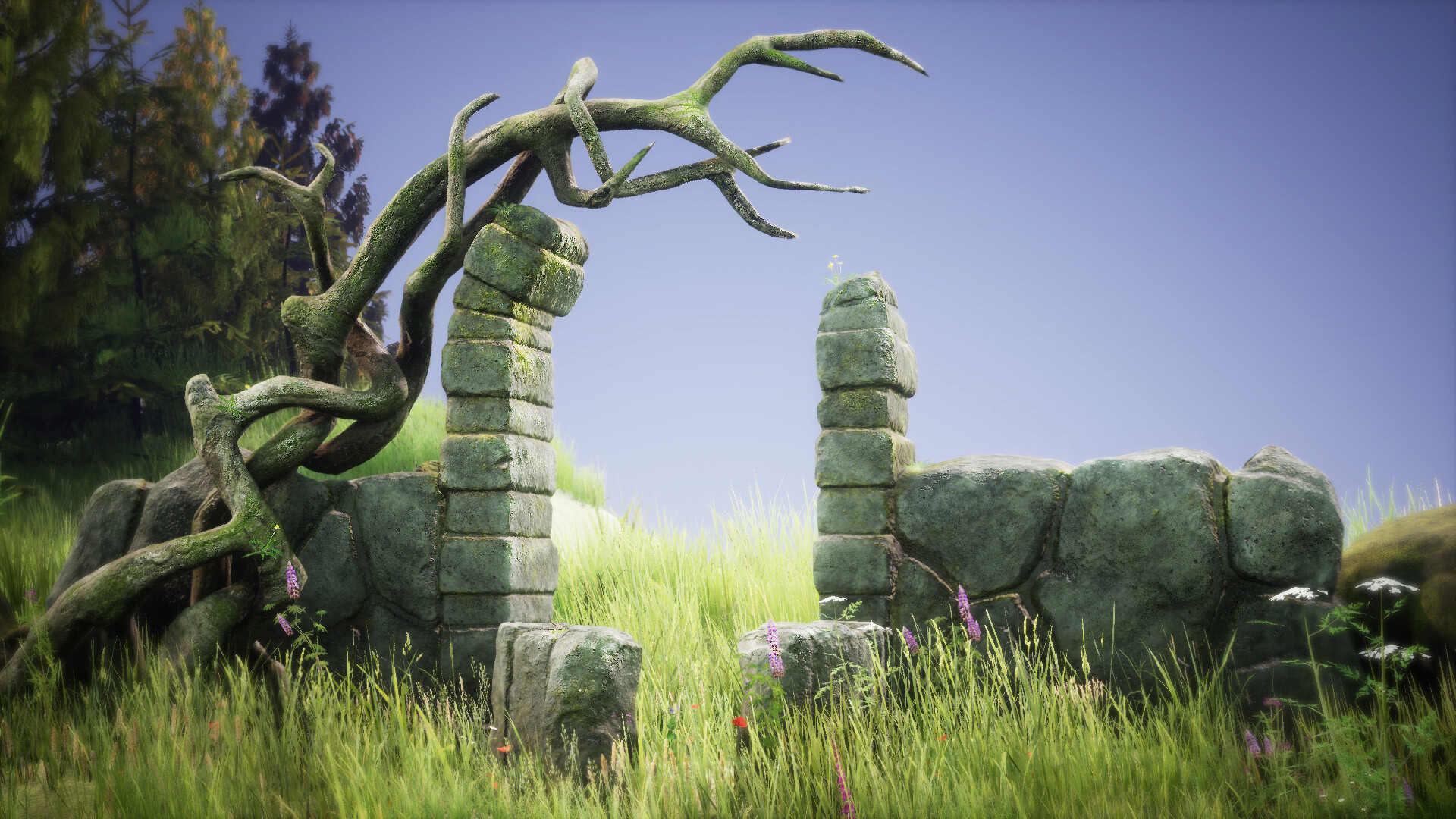 ArtStation - Ancient stone arch