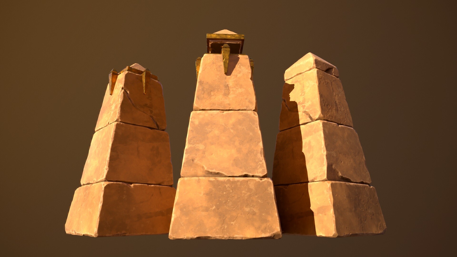 ArtStation - Stylized Sandstone Pillar