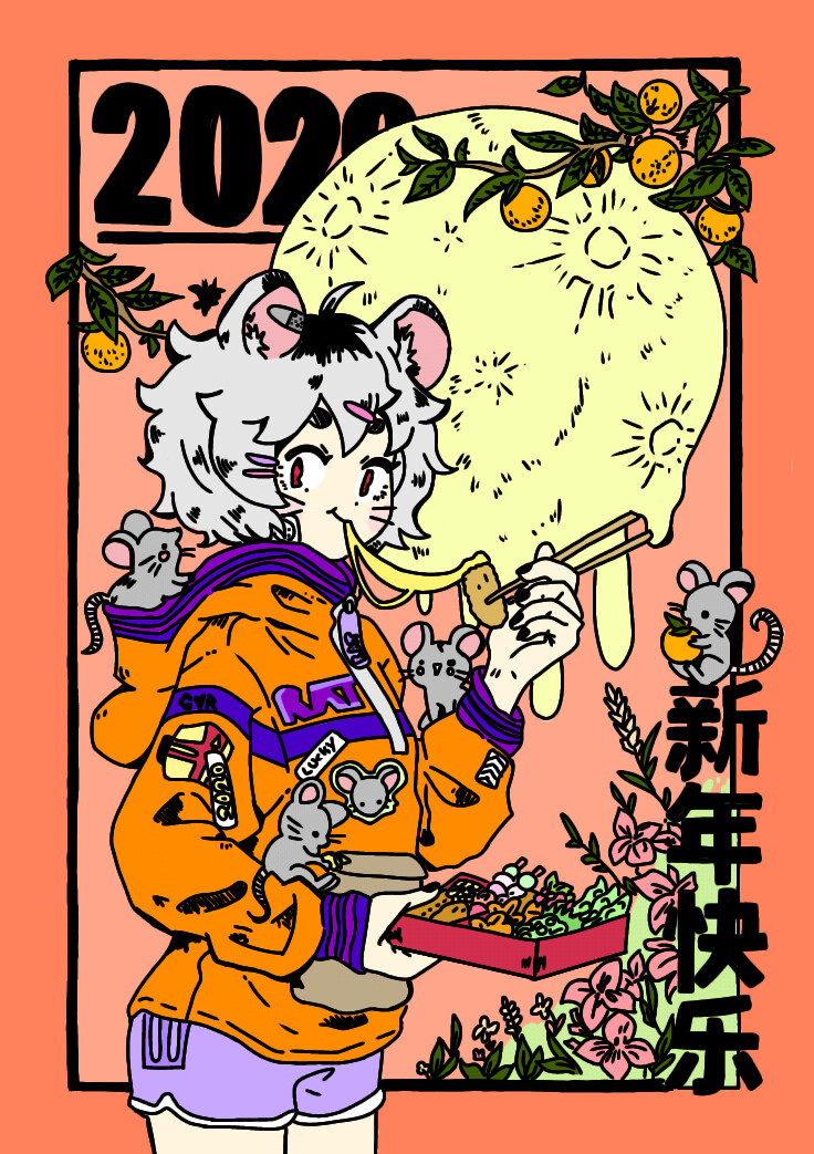 ArtStation - Colored Anime Poster~