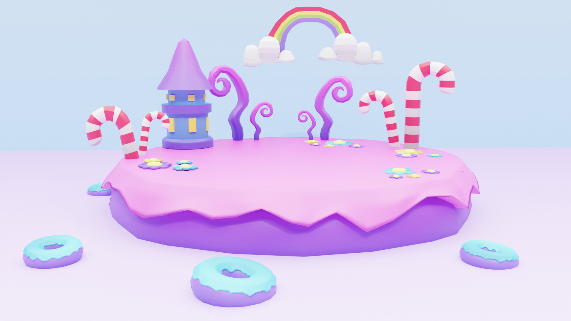 ArtStation - Candy island