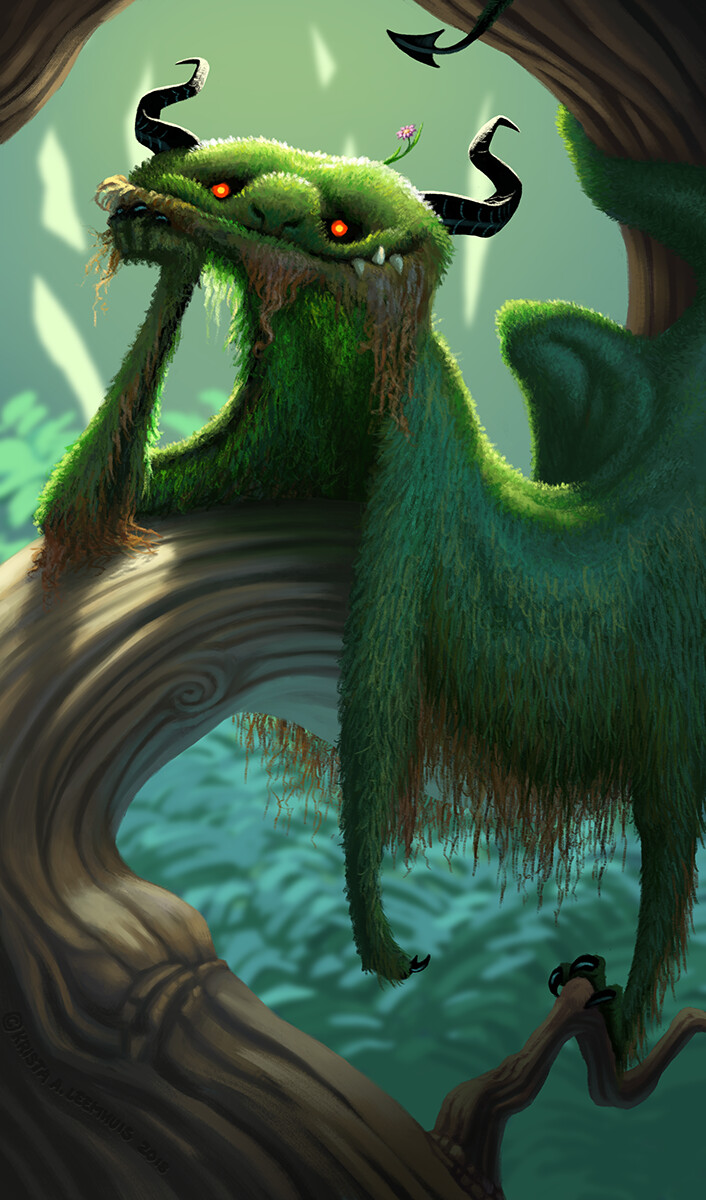 ArtStation - Moss Demon