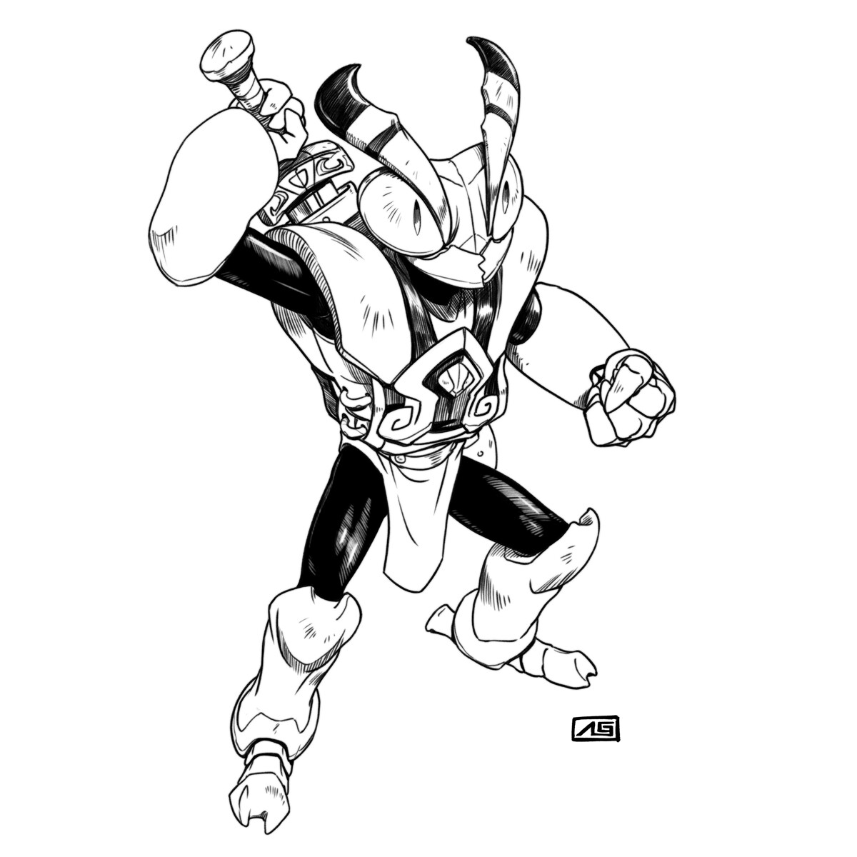 halo mantis coloring pages to print