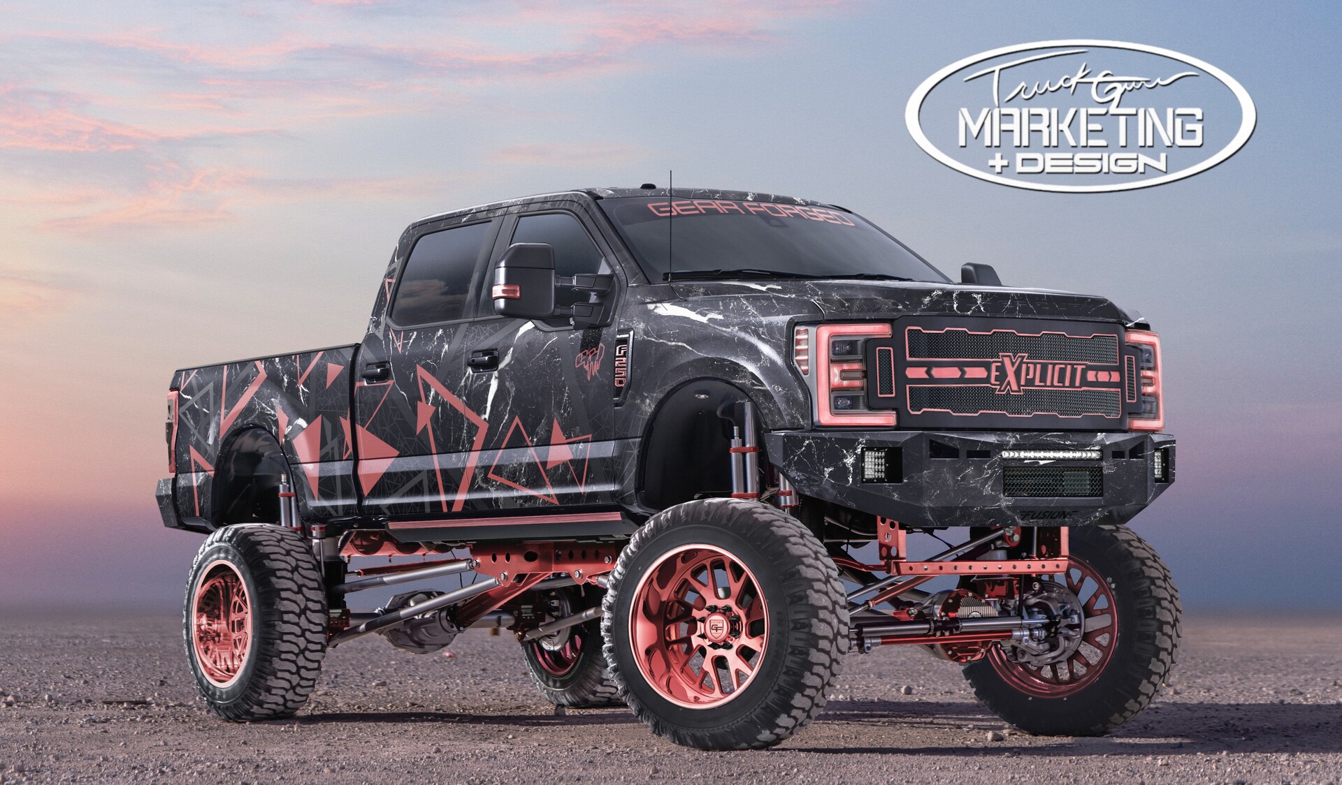 ArtStation - 2017 f250 4x4 Barbie