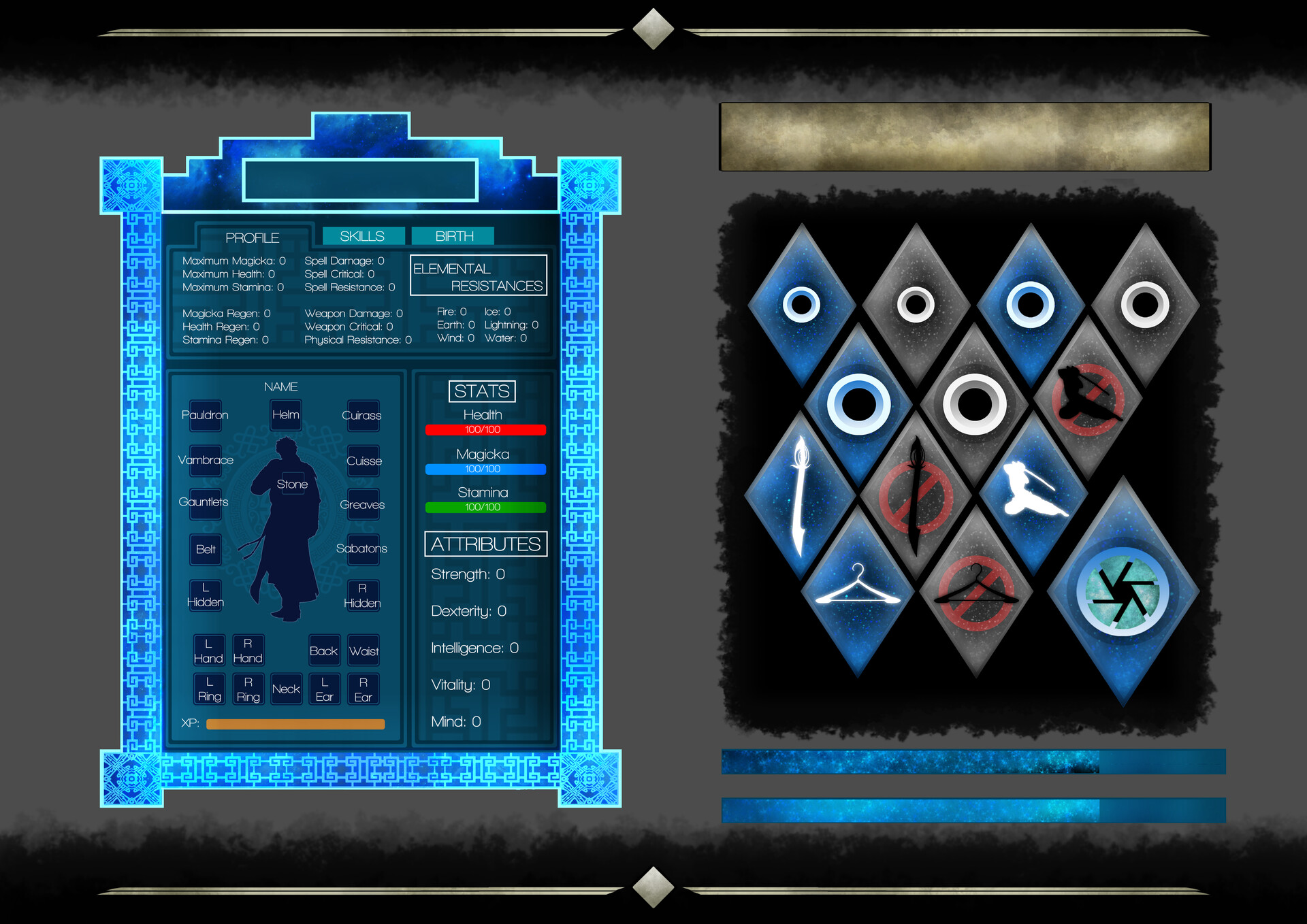 ArtStation - 2D Art/UI Design Concepts