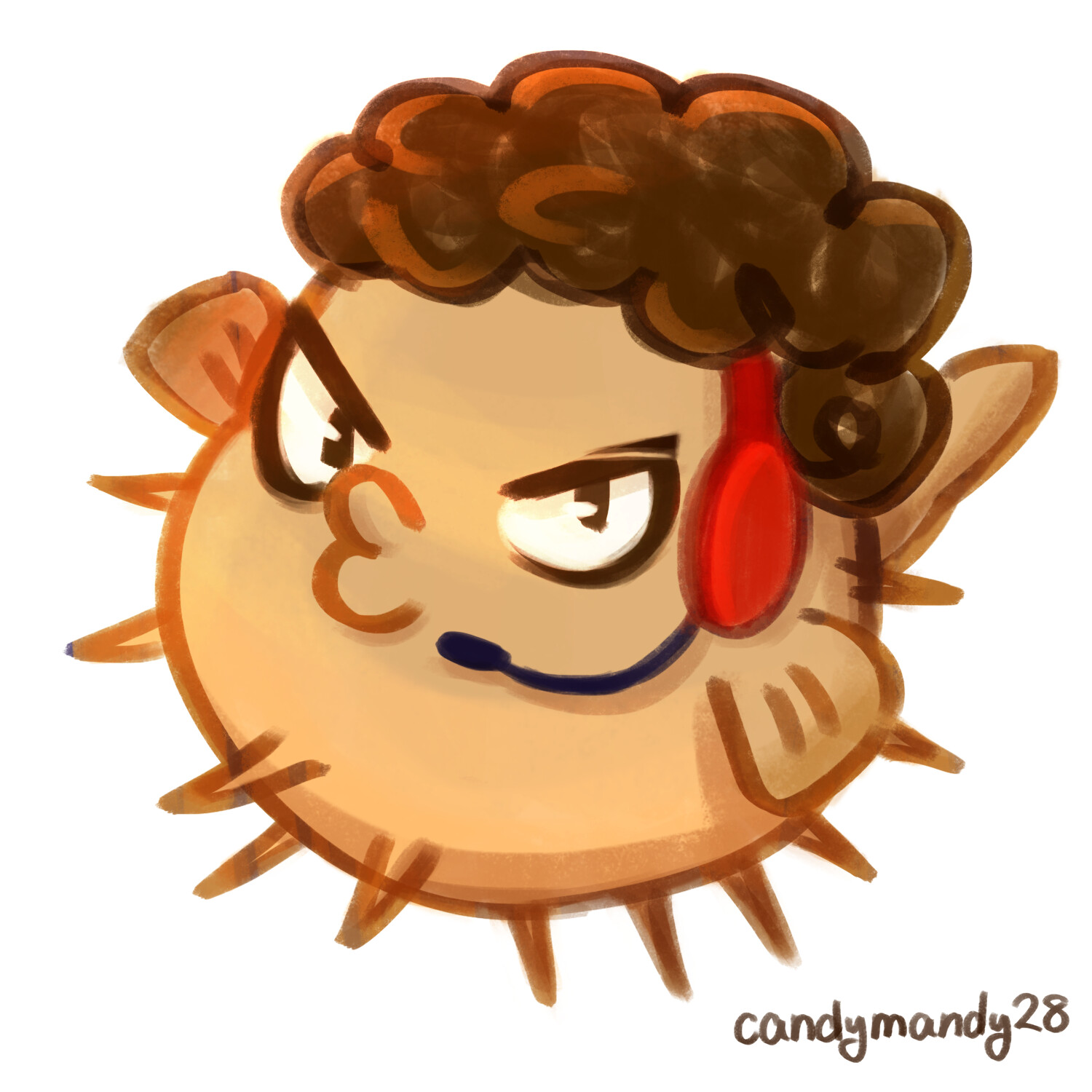 ArtStation - Gamer Pufferfish