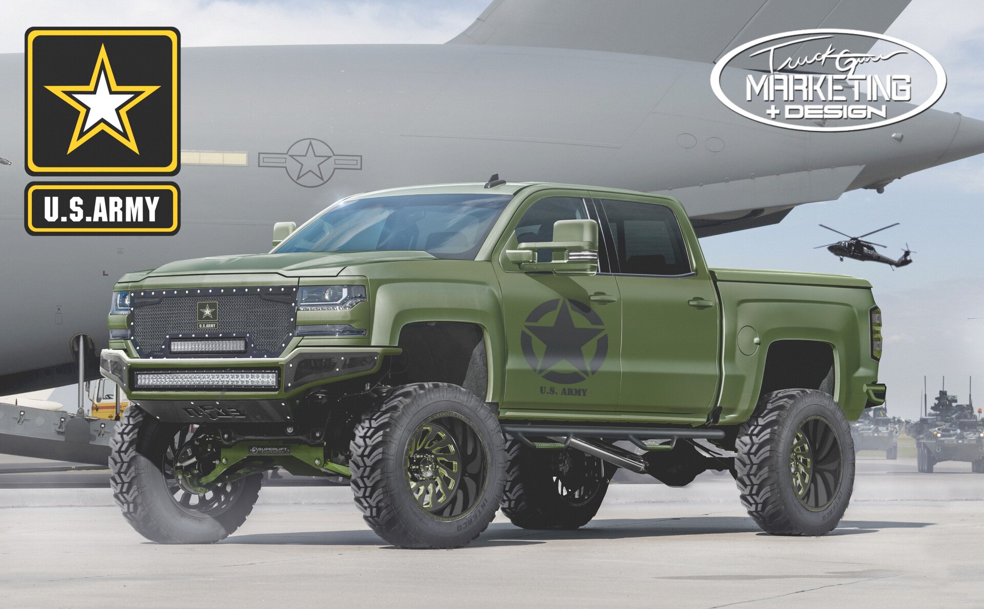 ArtStation - US Army Silverado