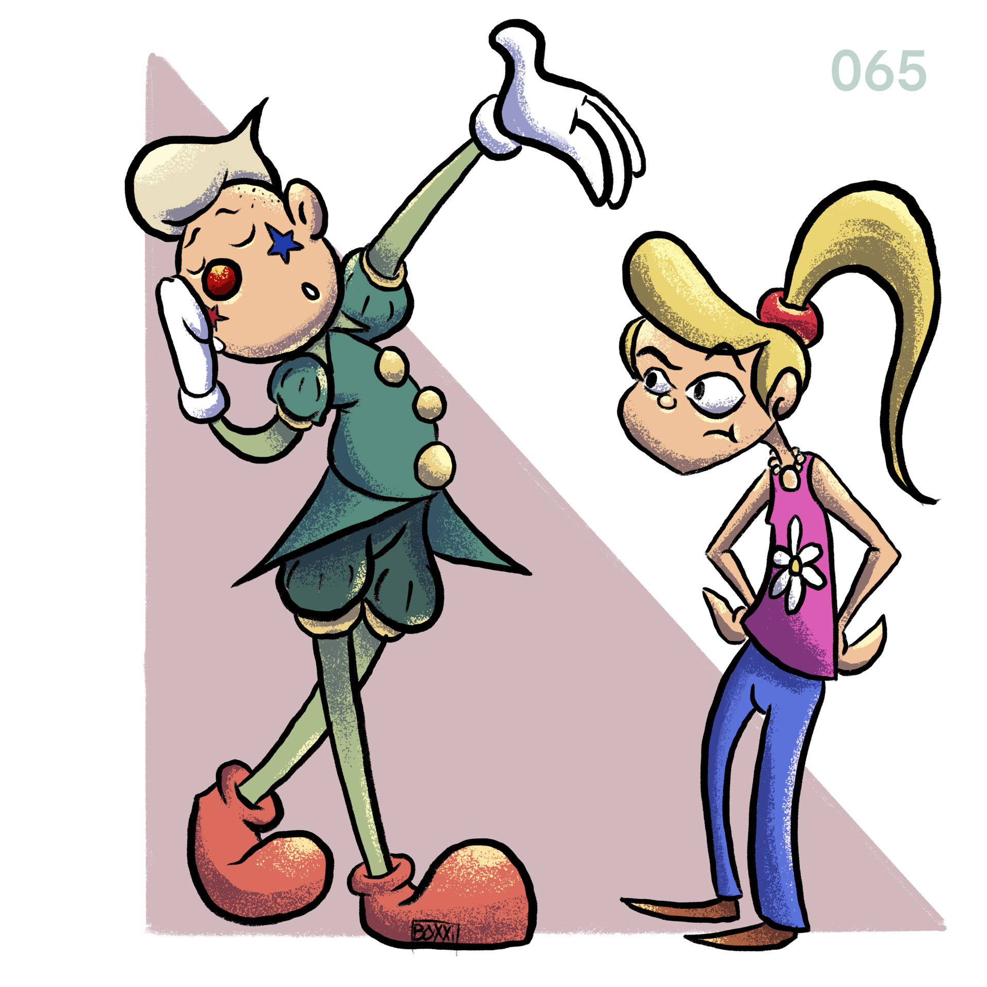 ArtStation - Daily Toon #065 Snips' Cogitation