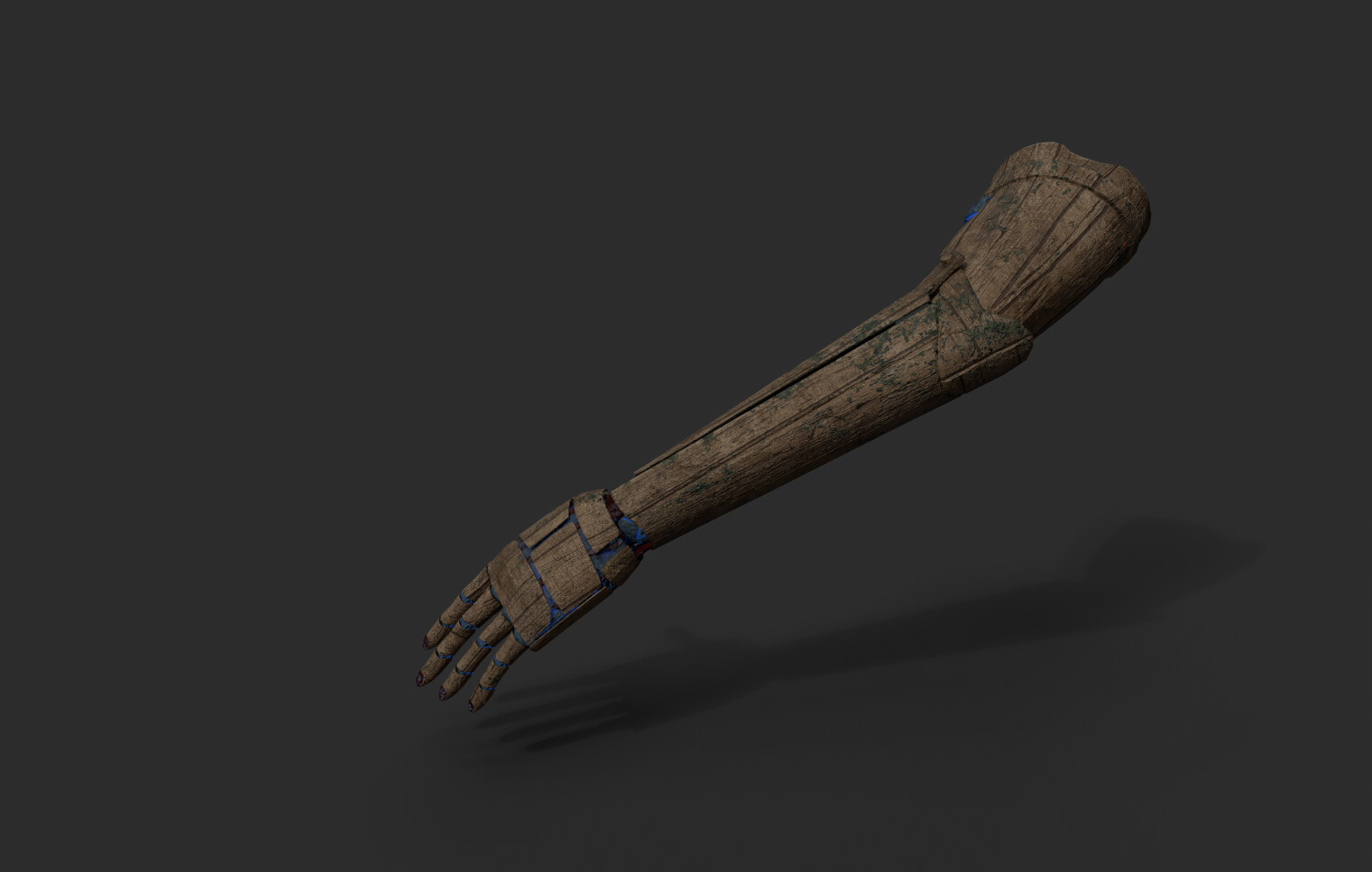 Stanislav Slavyanov - Mechanical hand made of wood