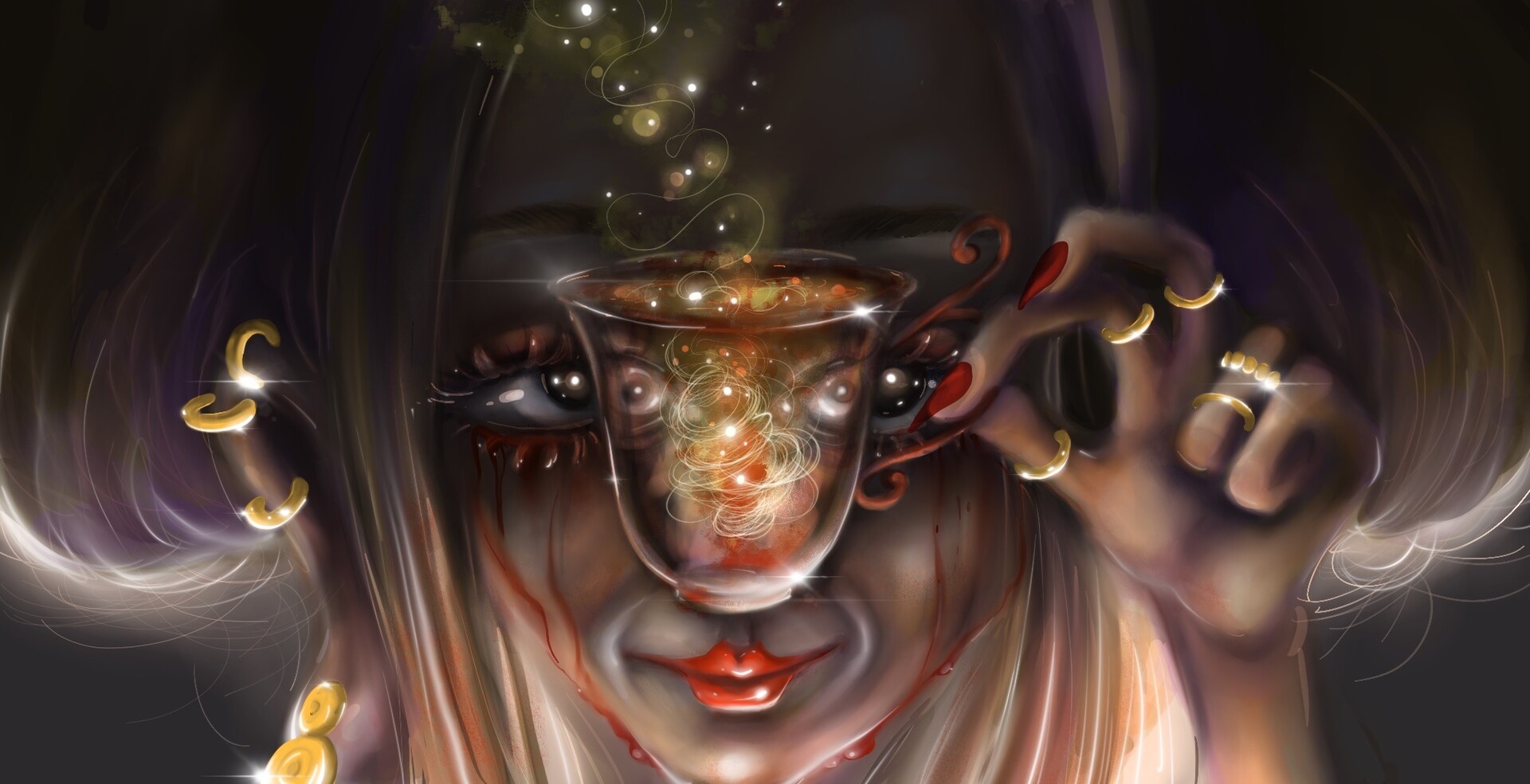 ArtStation - A quick concept sketch - Queen Leizu discovering silk in ...