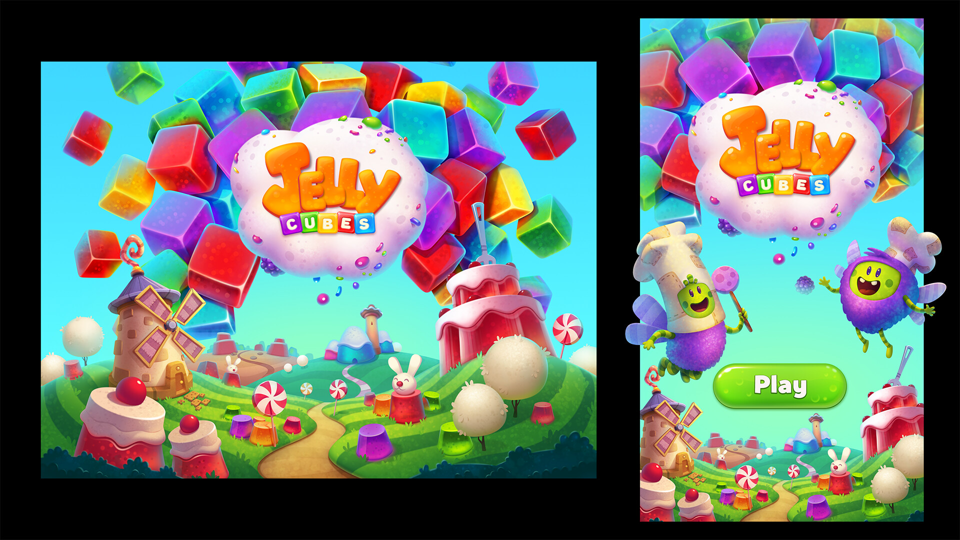 ArtStation - Jelly Cubes