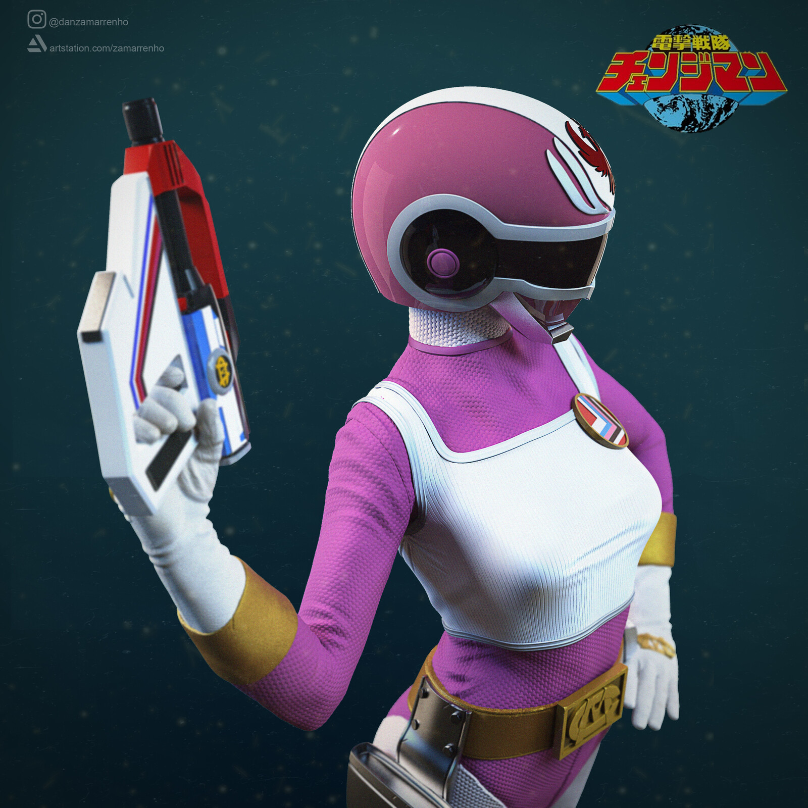 Daniel Zamarrenho - Change Phoenix - Dengeki Sentai Changeman