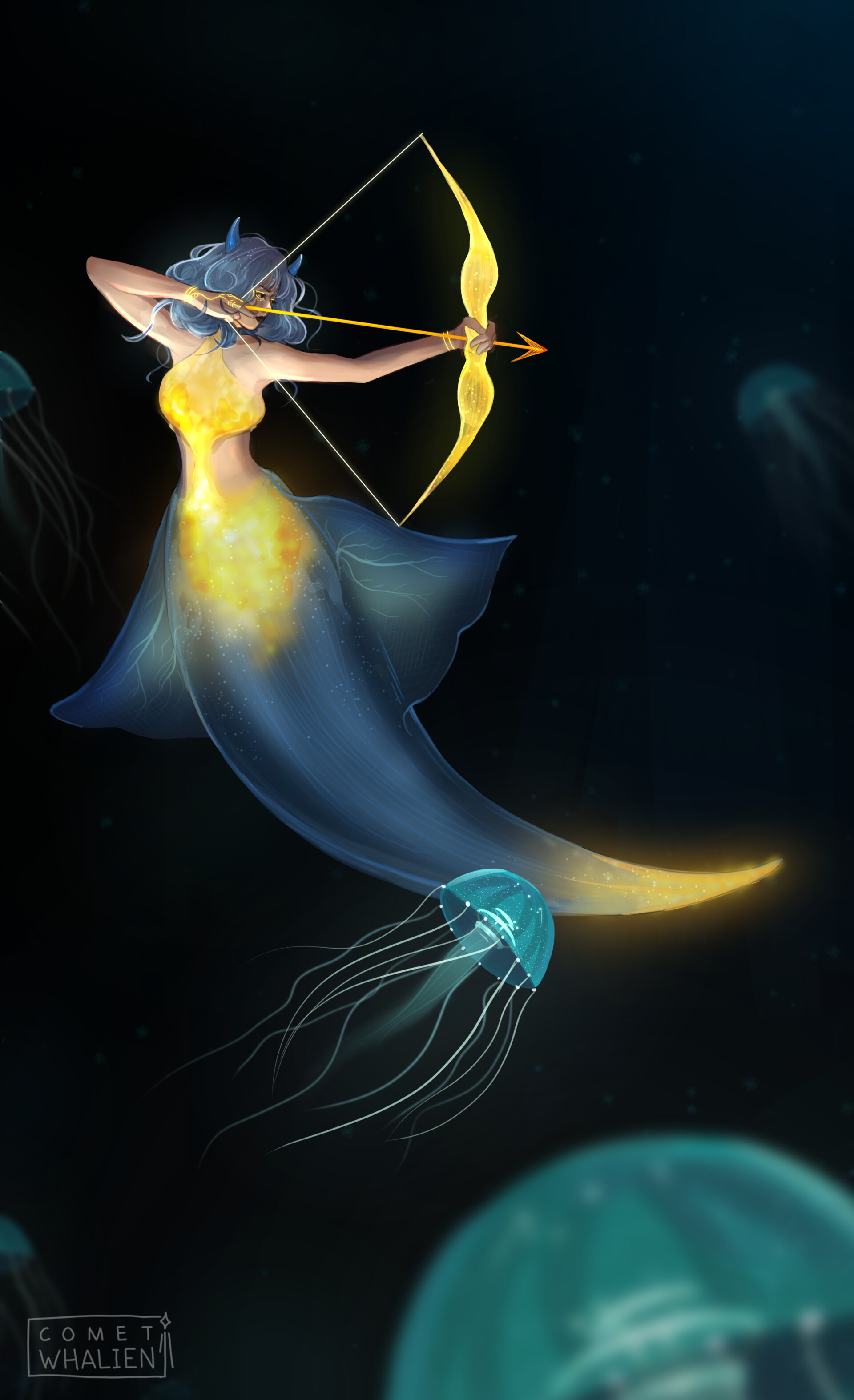 ArtStation - Abyss mermaid - Sea Angel