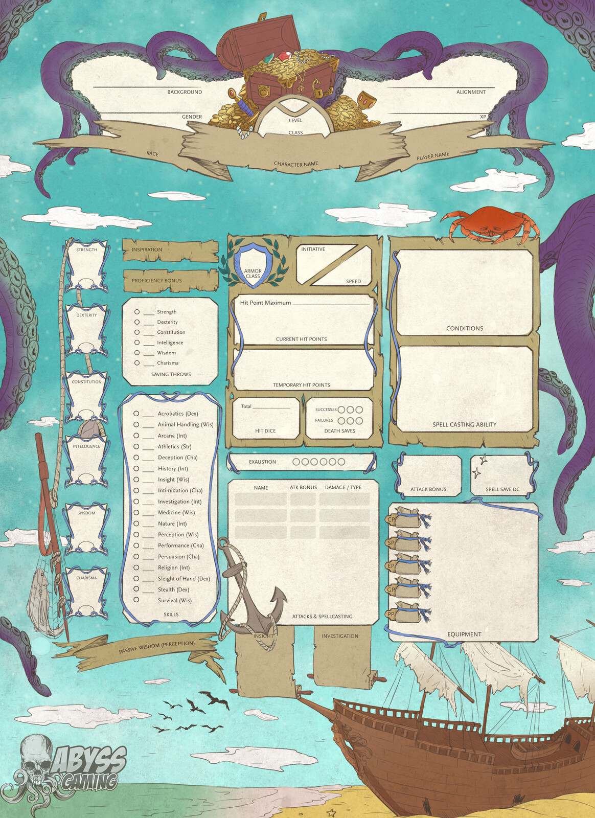 Bia Morassutti - DnD Character Sheets