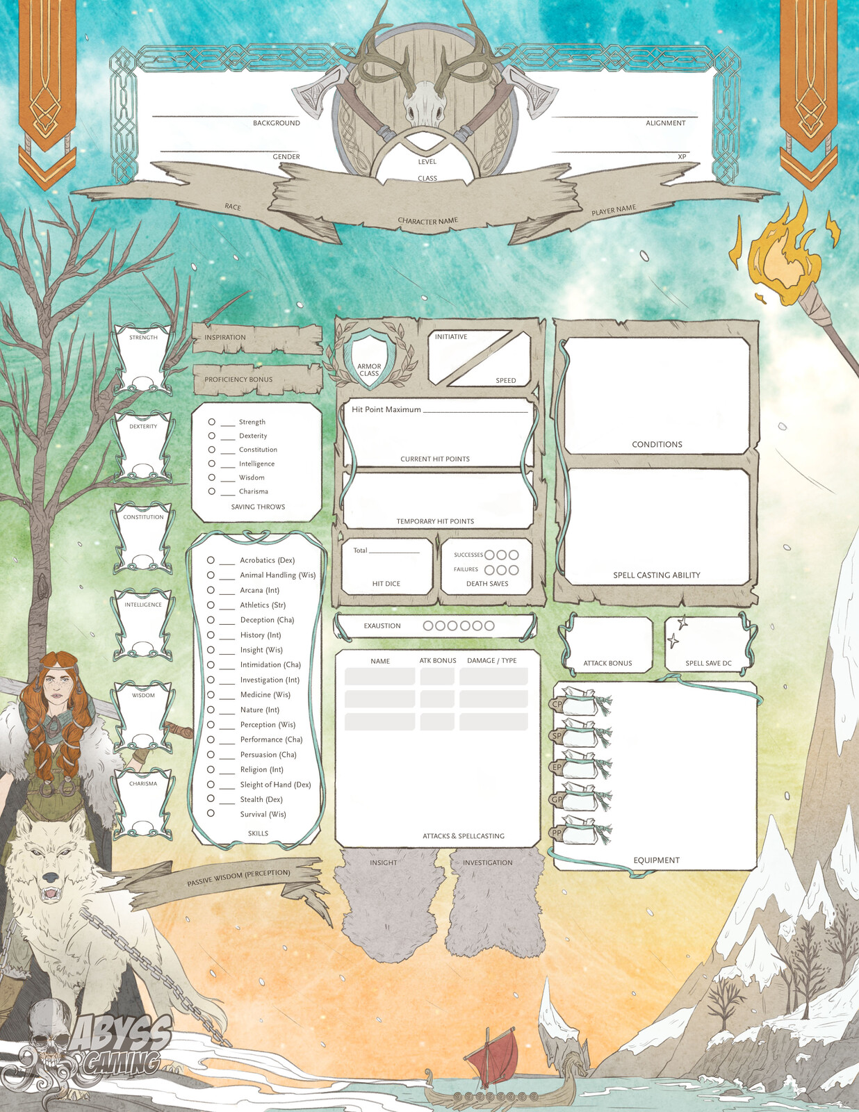 Bia Morassutti - DnD Character Sheets