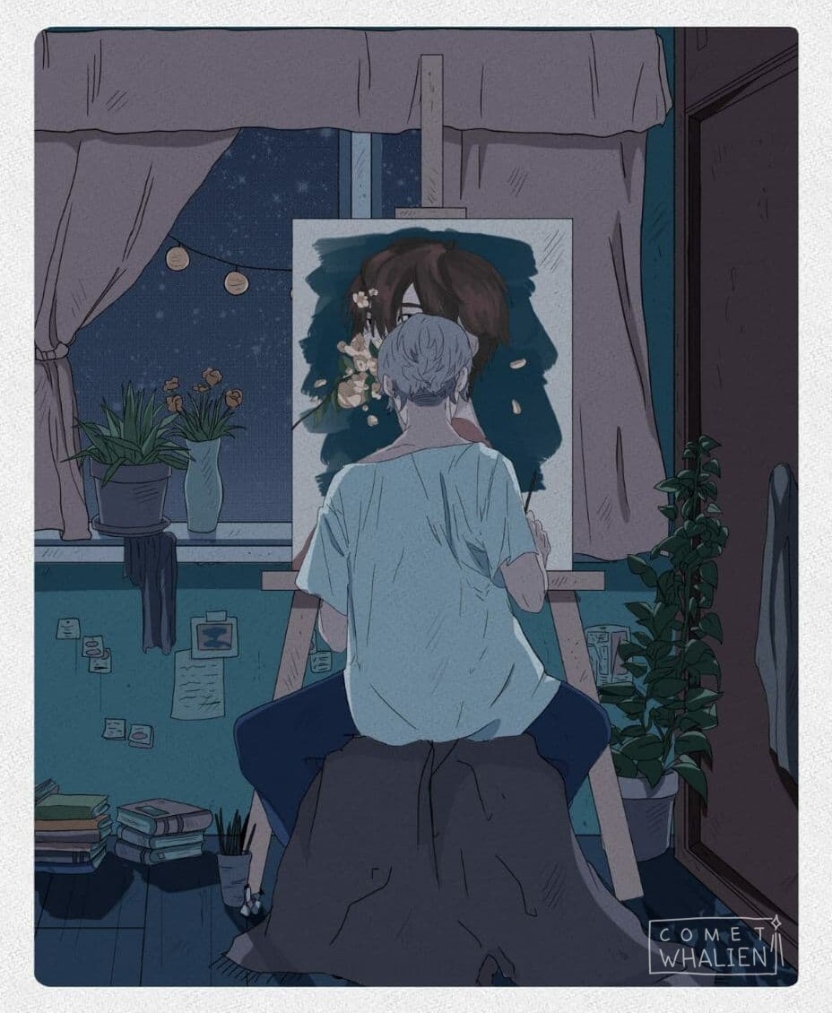 ArtStation - We were lost stars - illustration