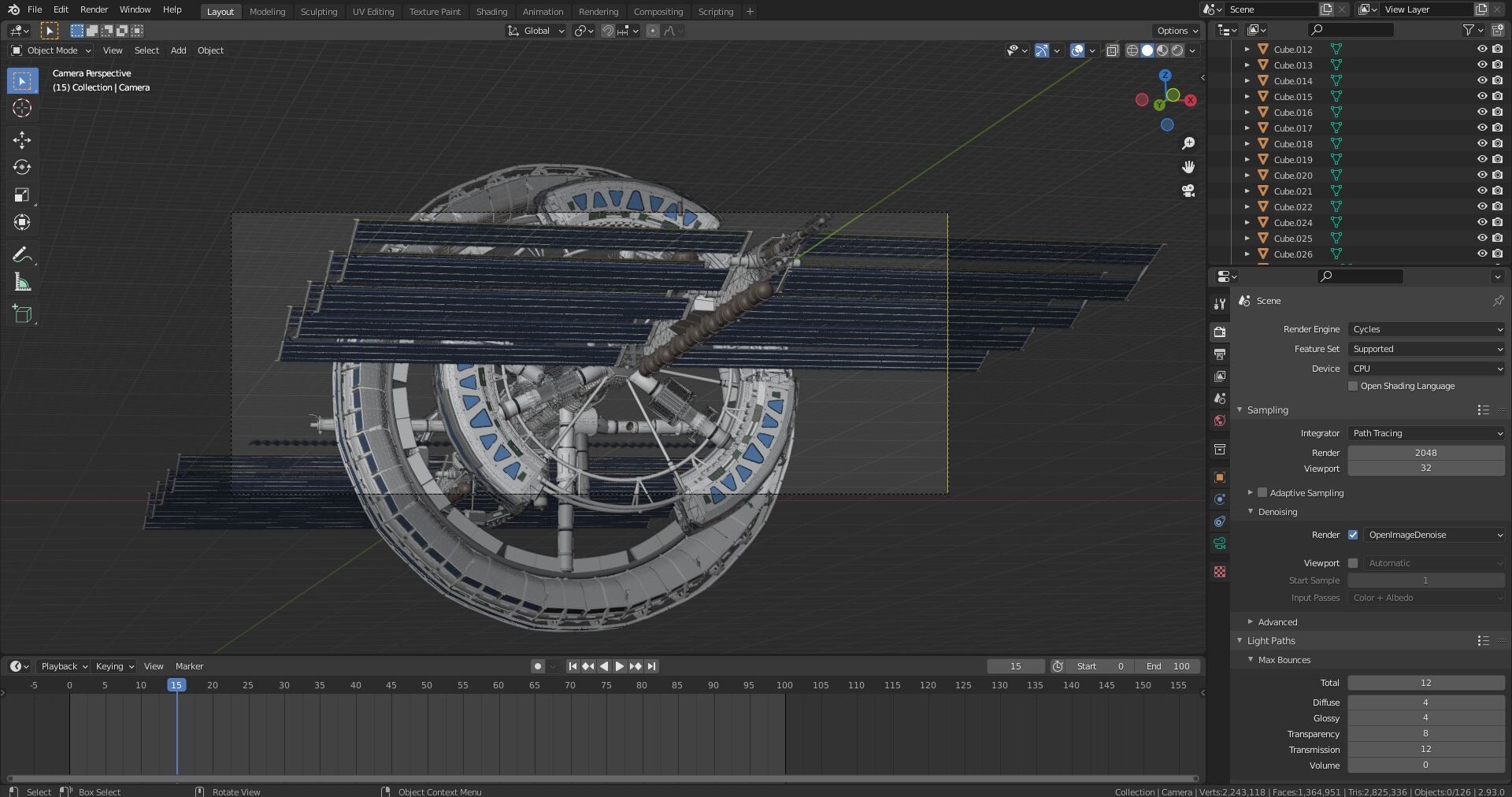 Josef Ebner - The Tranquility - Neptune Station - Animation