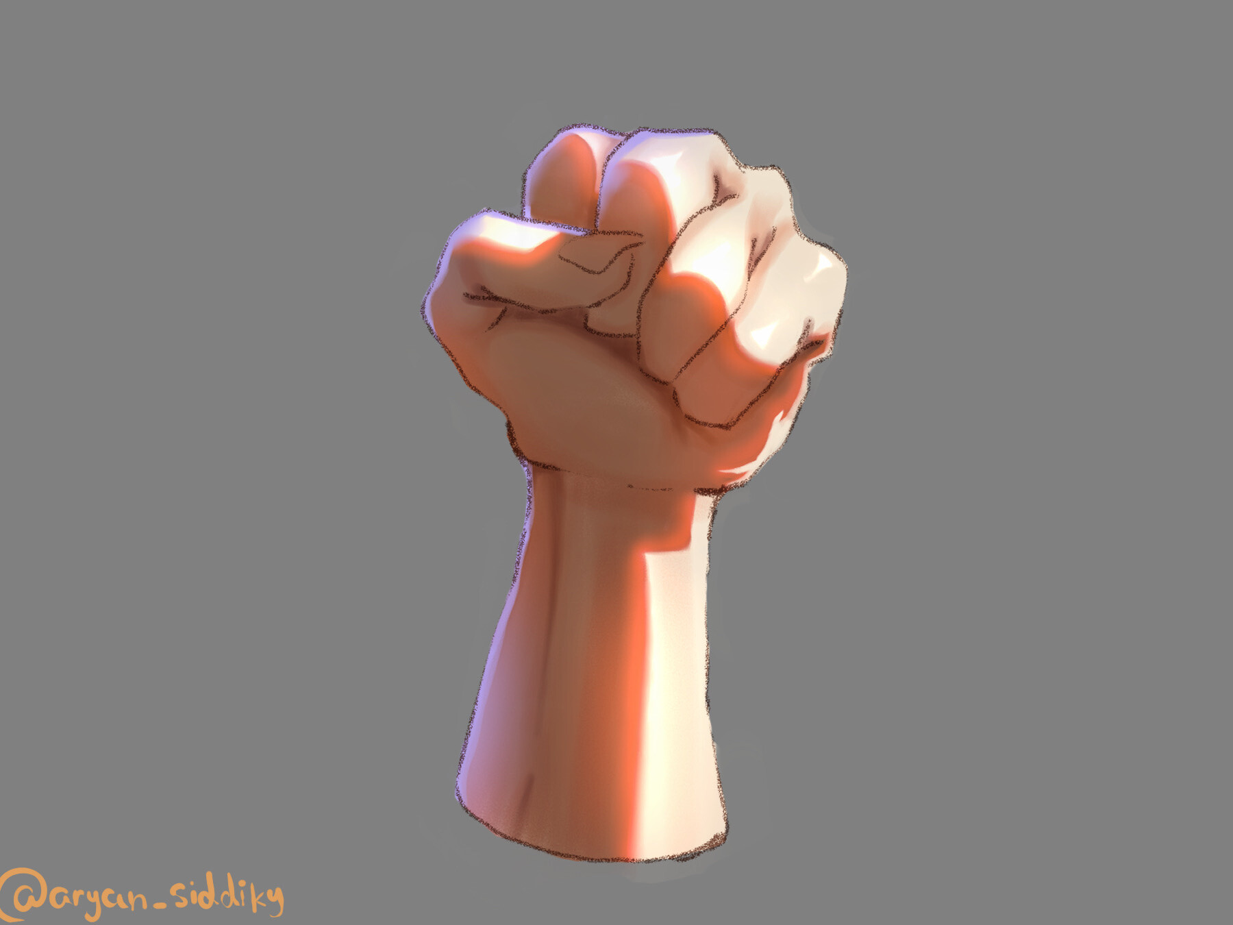 ArtStation - Lit Fist