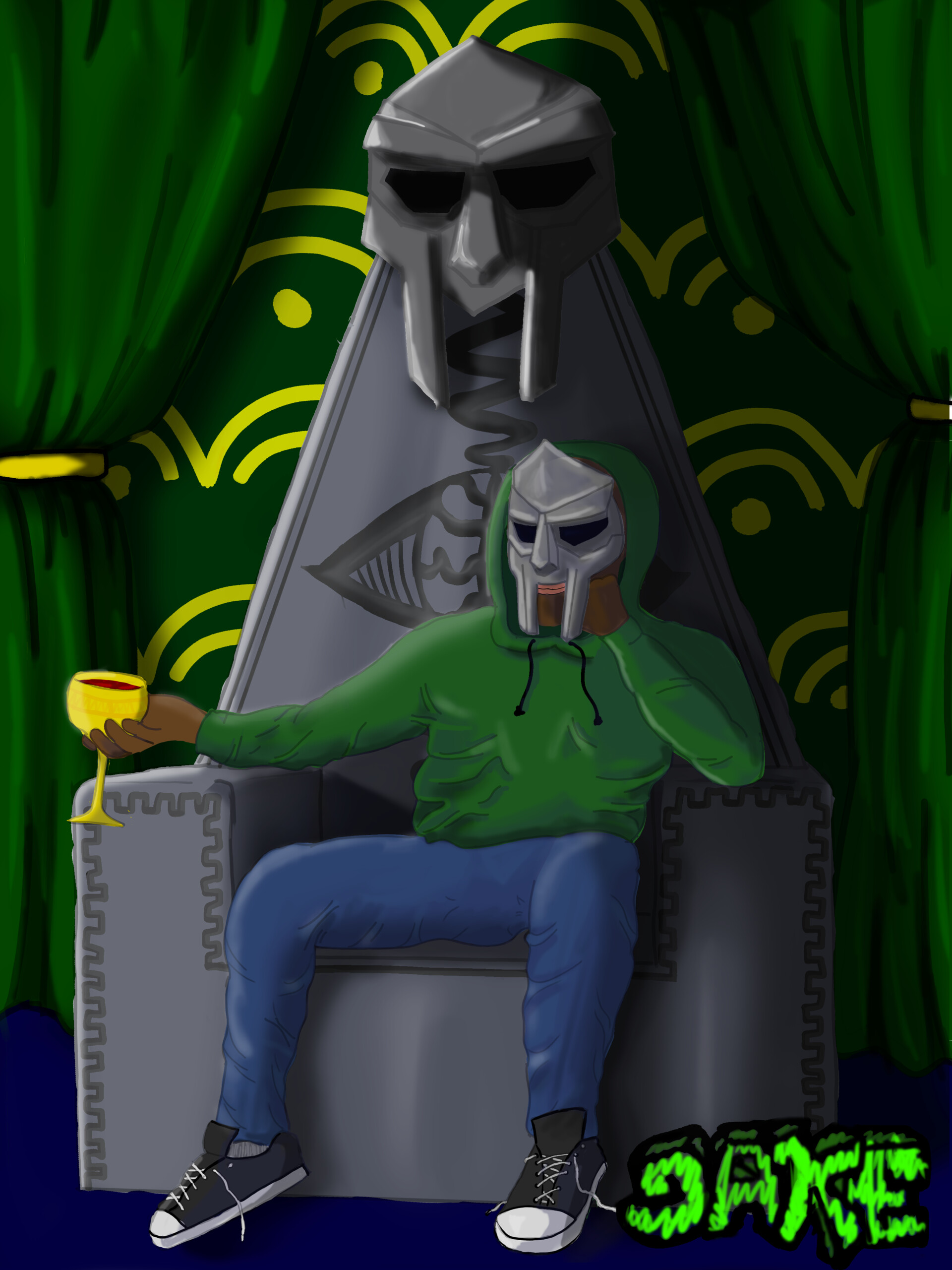 ArtStation - MF Doom Throne