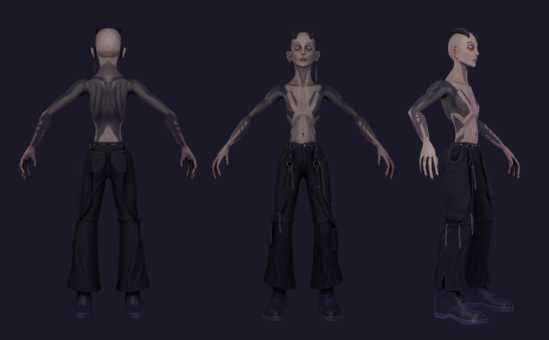 ArtStation - Demon Punk Drummer