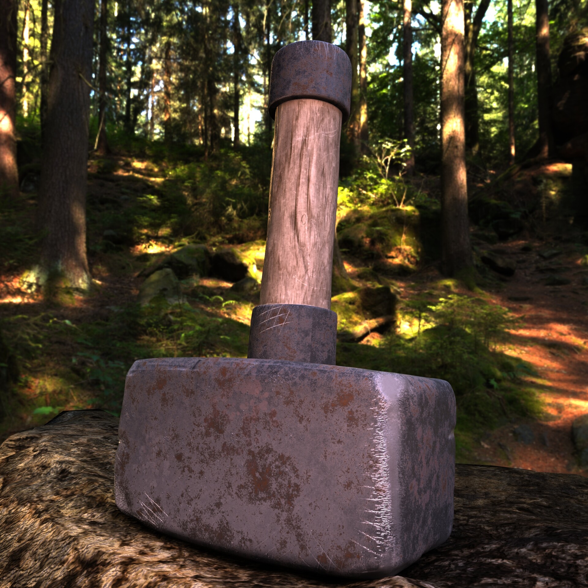 ArtStation - Realistic Hammer