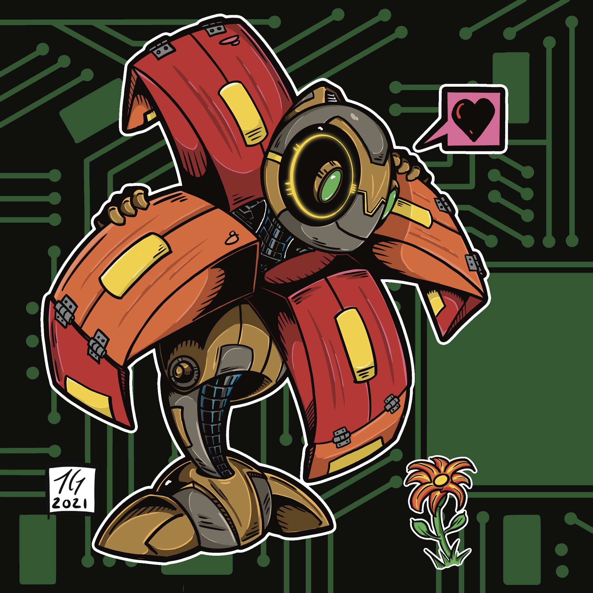 ArtStation - Flower Dress Up