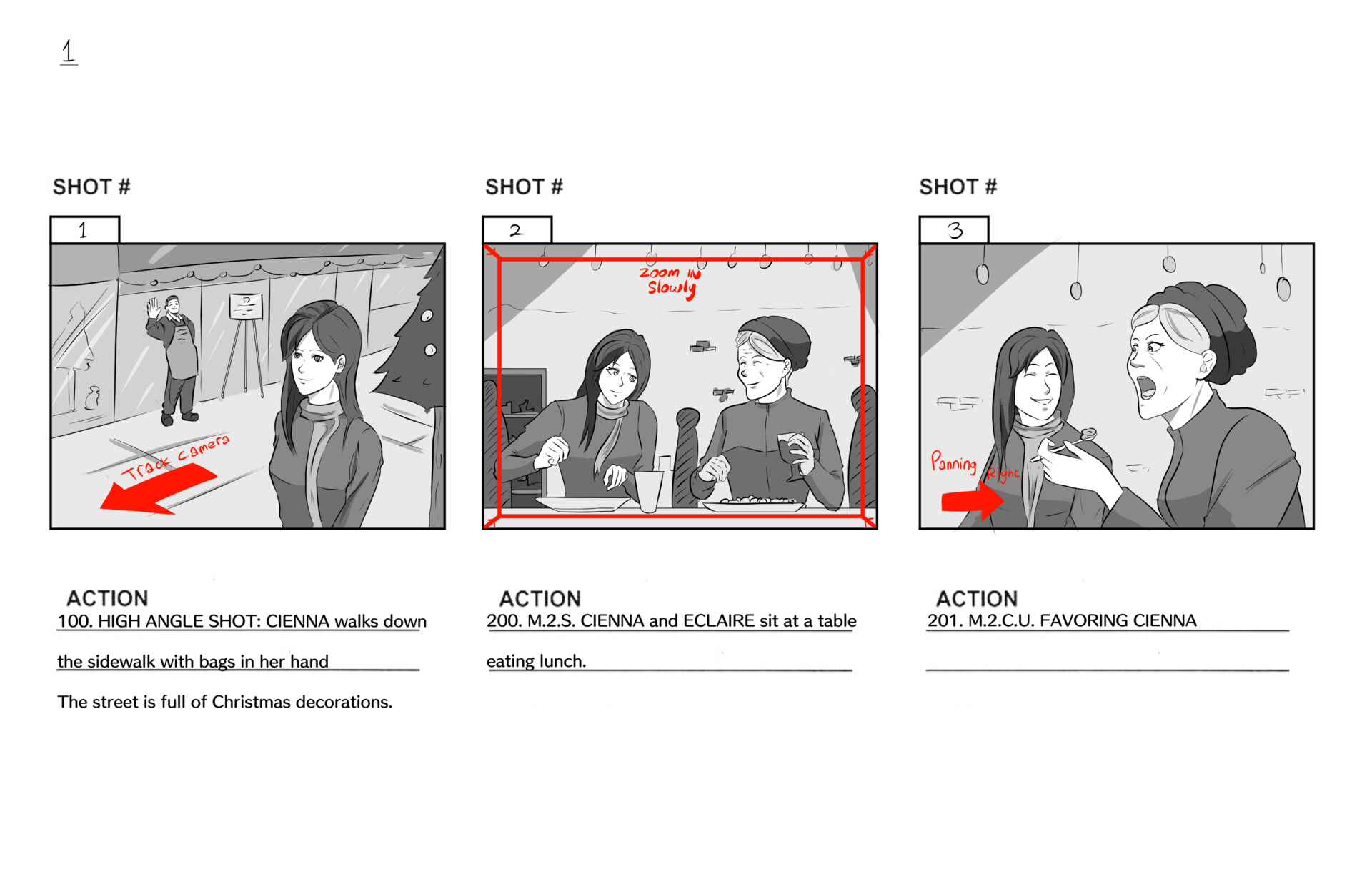 ArtStation - Storyboard - Short Movie Sample