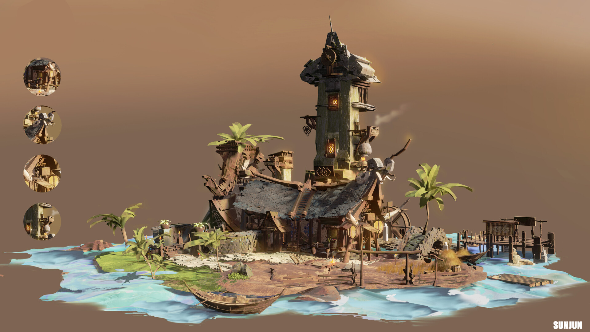 ArtStation - Primitive Island