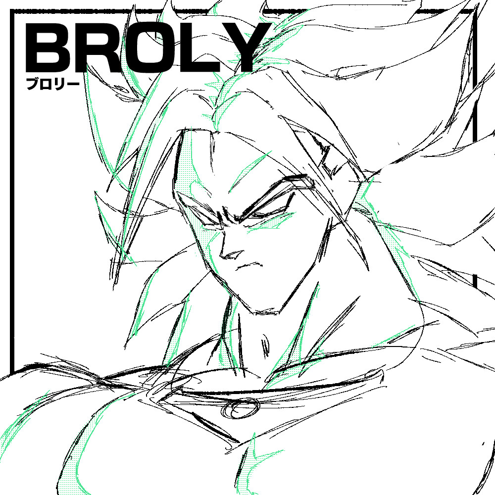 ArtStation - Broly Sketch