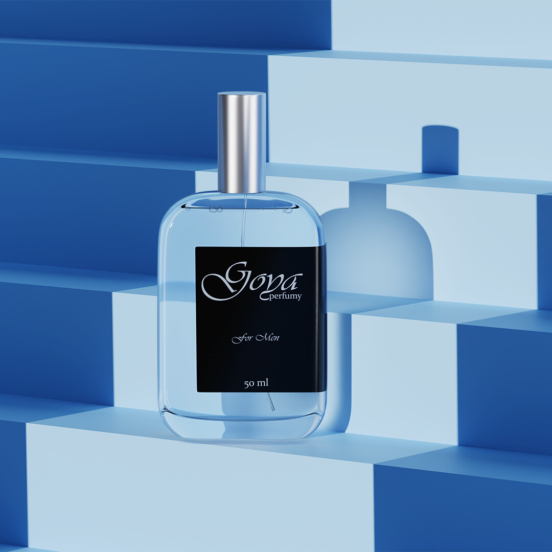 Oliwia Lewandowska-Kaśkiewicz - Goya Perfume: Product renders for men