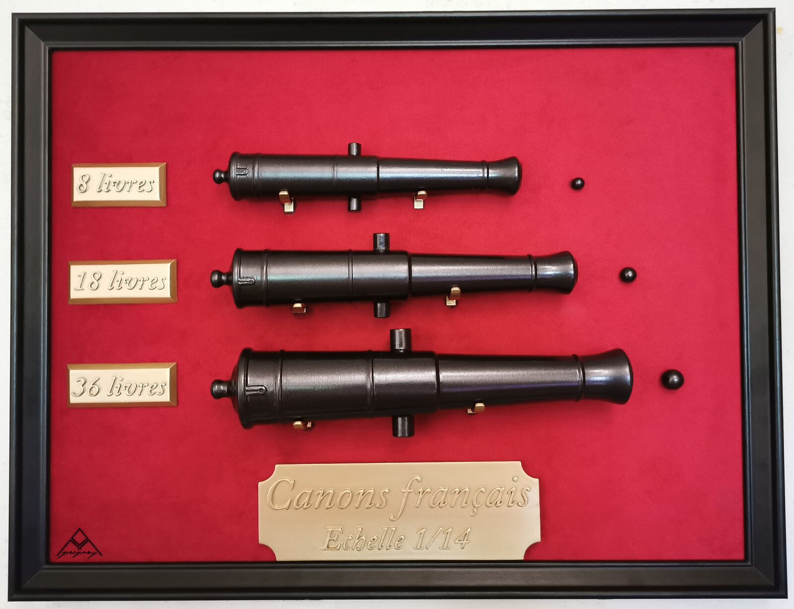 GREG DIGITAL 3D - Grégory FRANCHETTI - Frame of 3 French cannons from ...