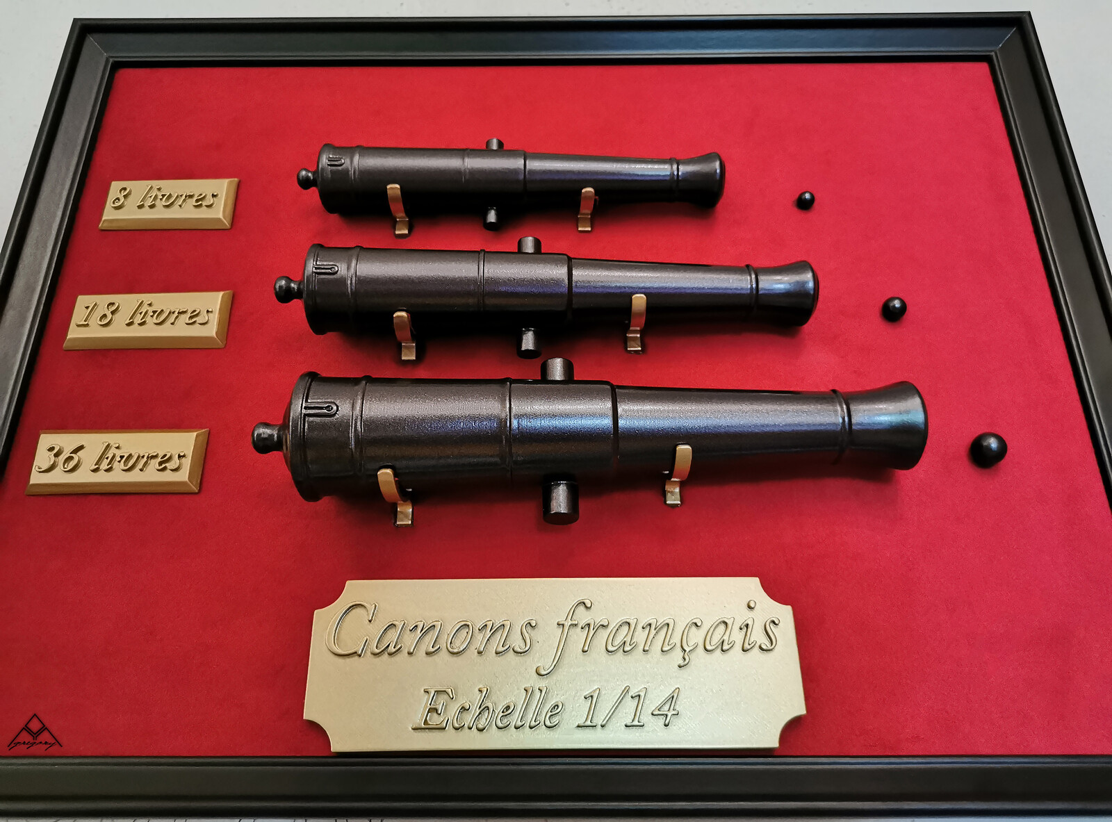 GREG DIGITAL 3D - Grégory FRANCHETTI - Frame of 3 French cannons from ...